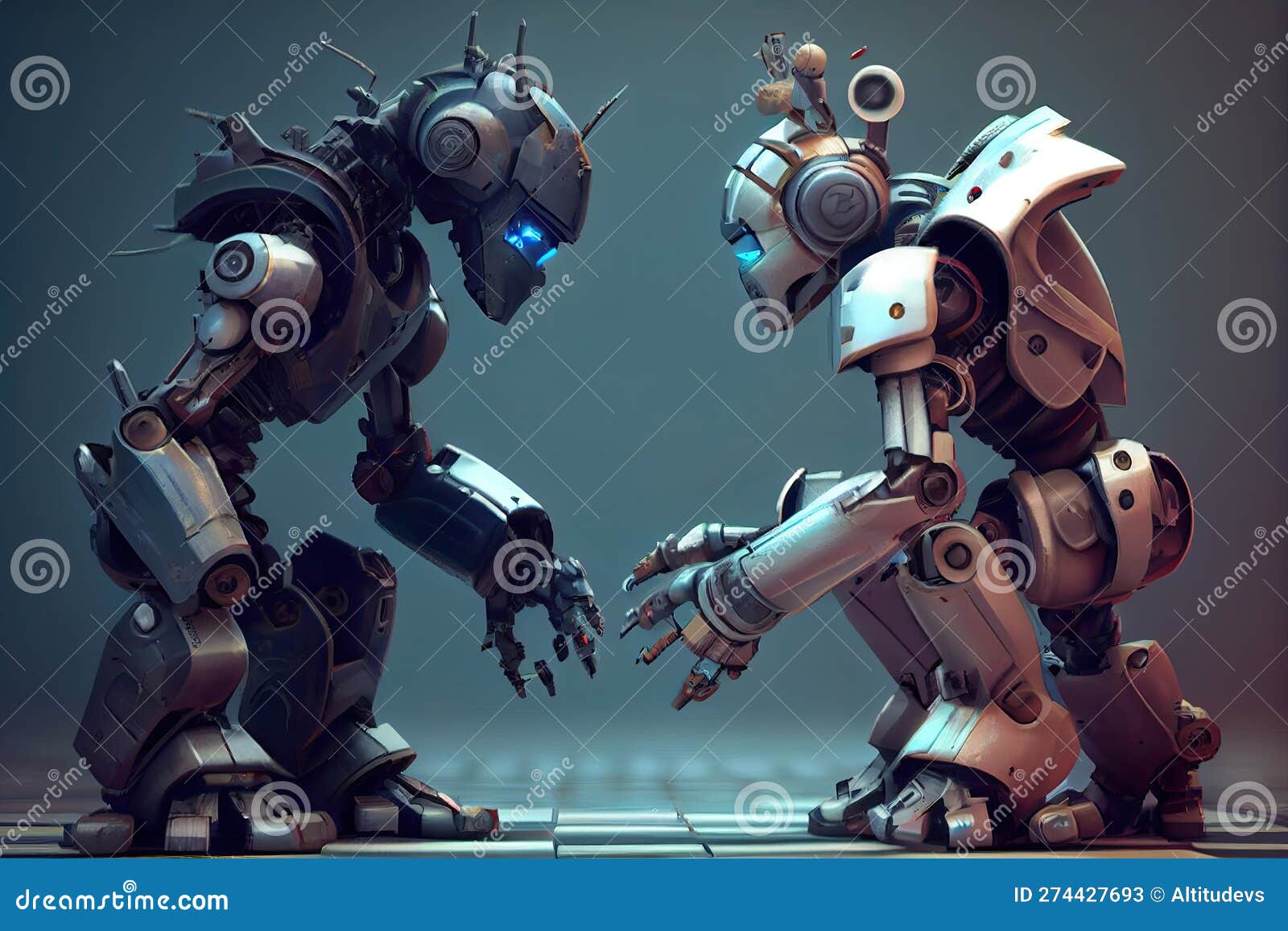 Two Robots with Different Functions and Abilities, but One of Them Can ...