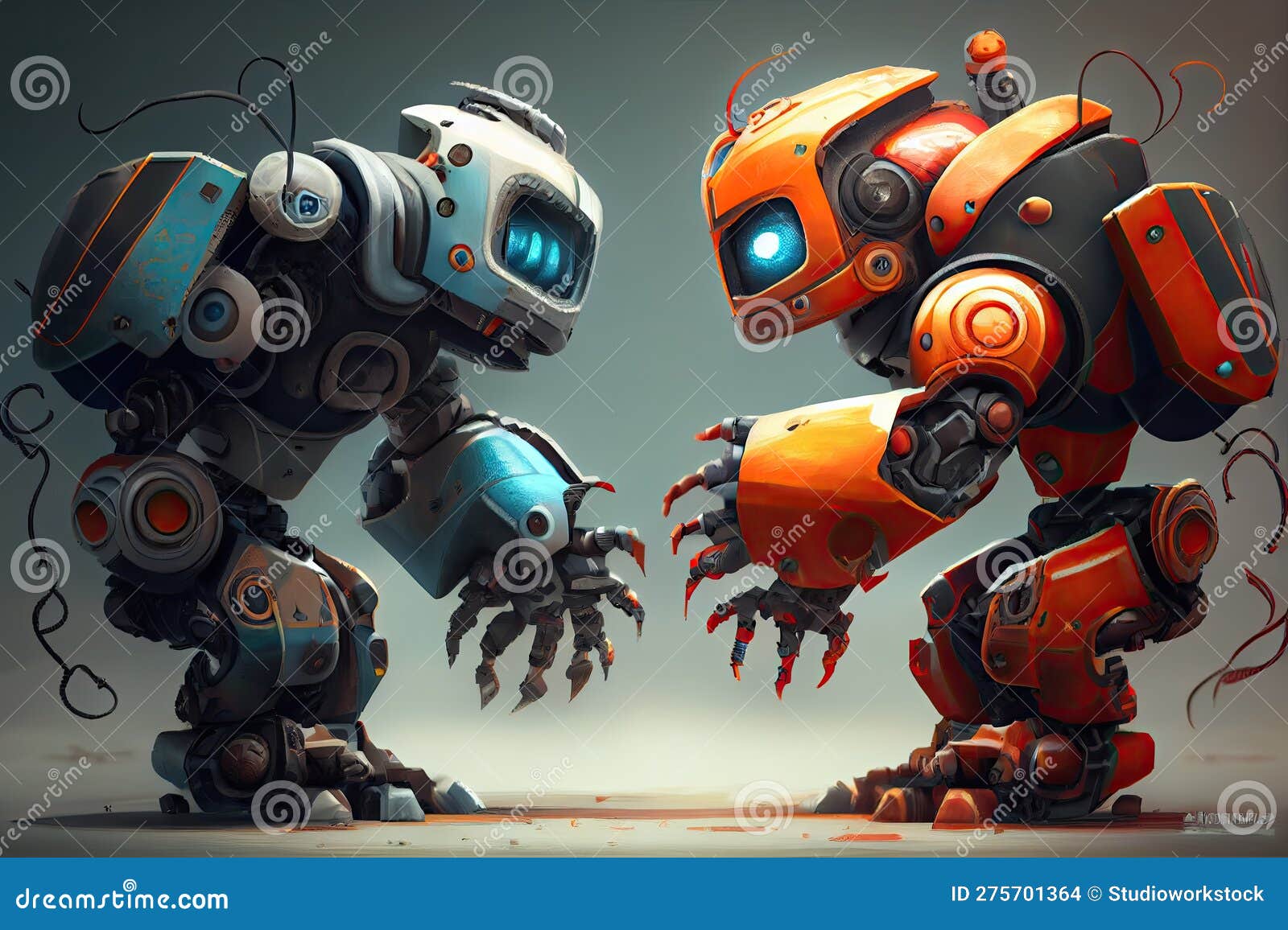 Two Robots with Different Functions and Abilities, but One of Them Can ...