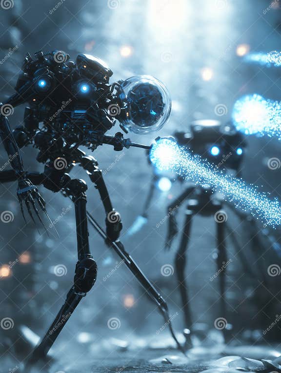 Robots Effectively Neutralizing Viruses in a Futuristic Environment ...