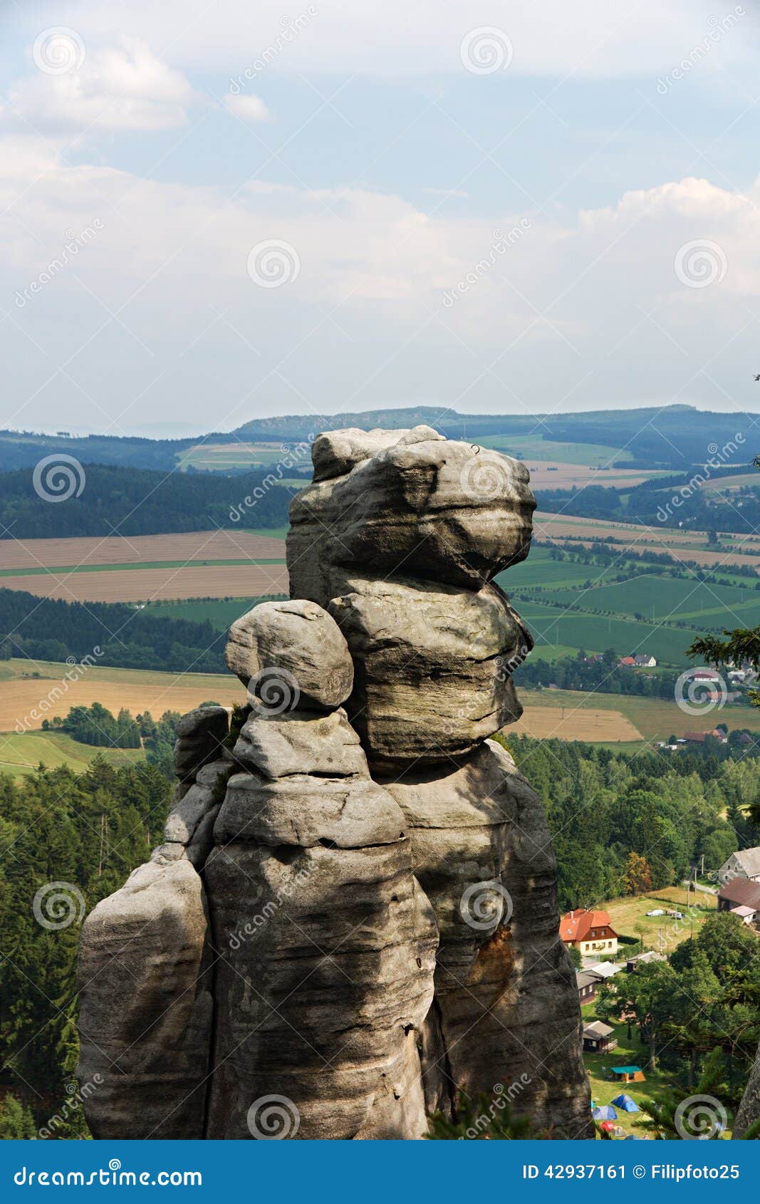 Two rocks stock image. Image of hike, famous, scenery - 42937161