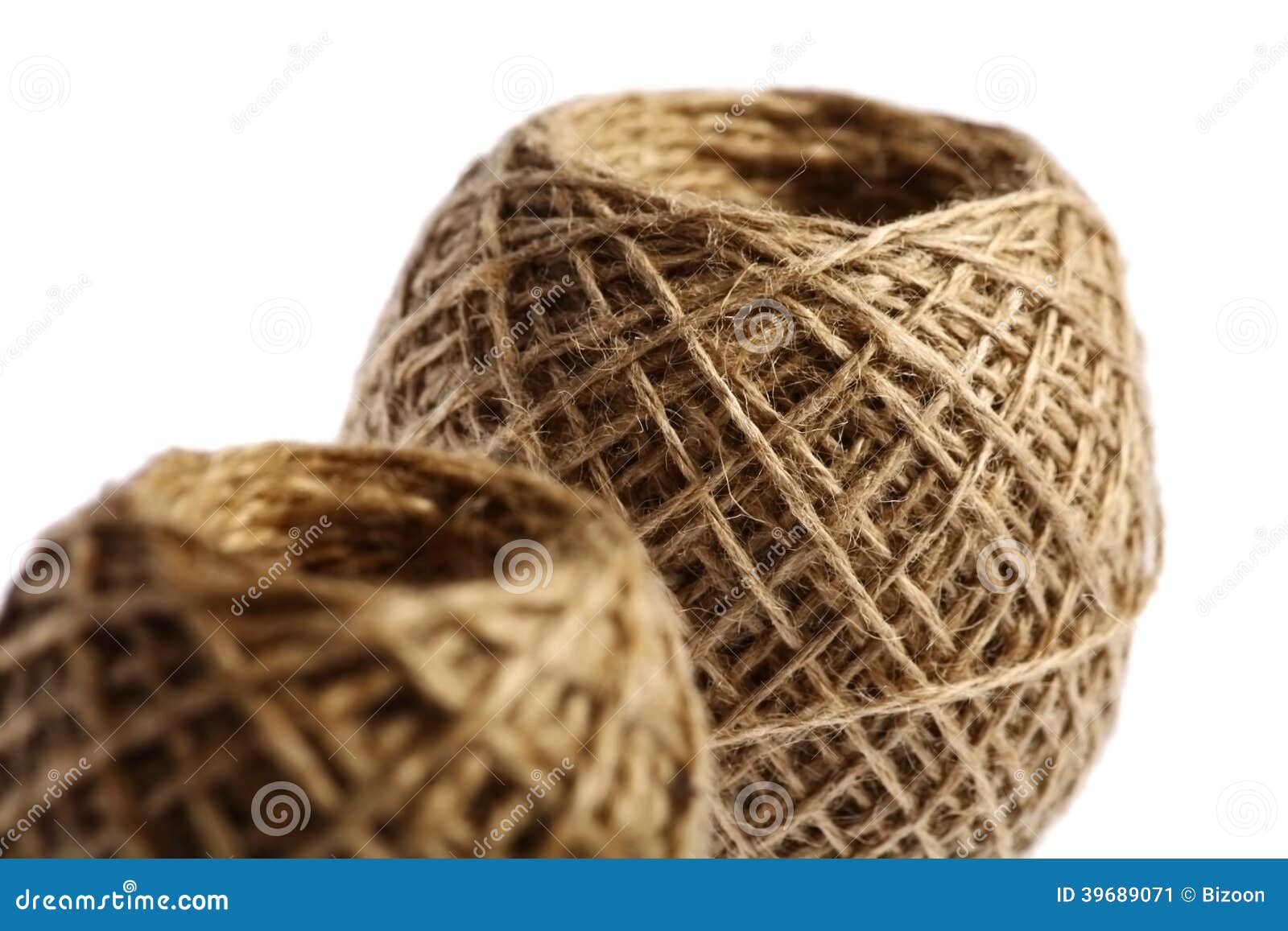 Two rope balls stock image. Image of isolated, fiber - 39689071