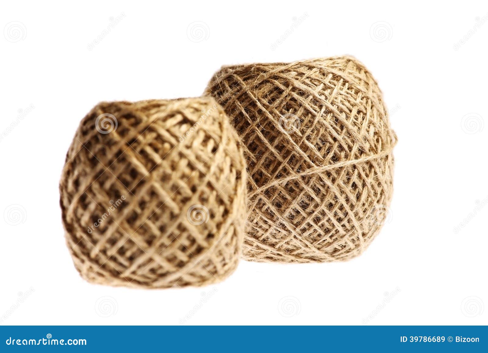 Two rope balls stock image. Image of natural, strong - 39786689