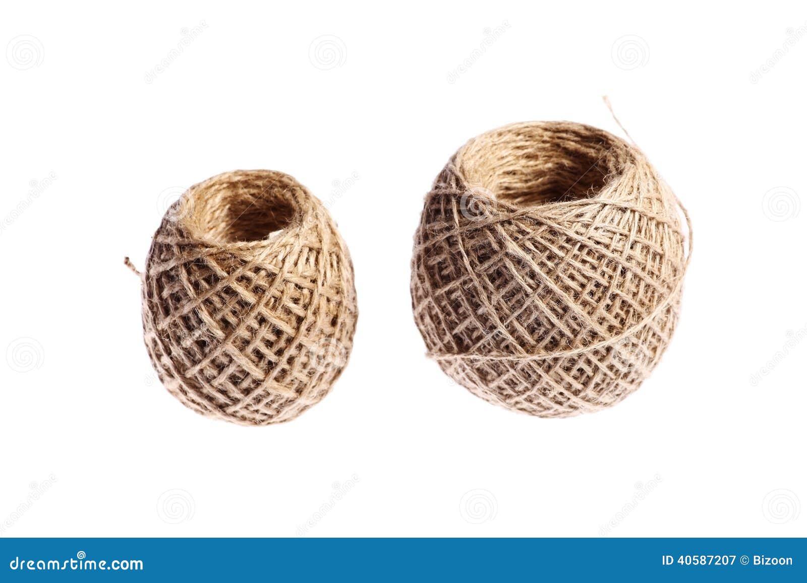 Two rope balls stock image. Image of sewing, roll, spool - 40587207