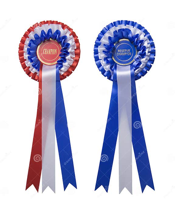 Two rosettes stock photo. Image of champion, tier, pair - 3952982