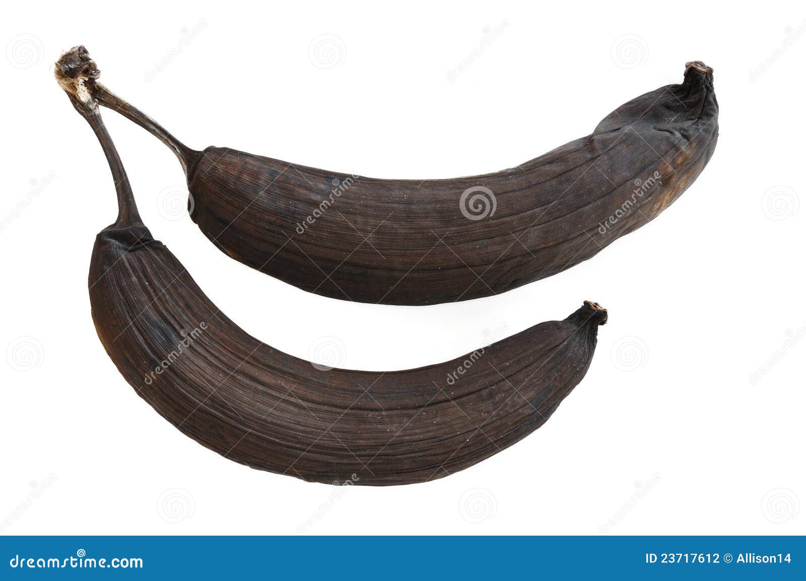 Two Rotten Bananas stock photo. Image of fruit, spoiled - 23717612