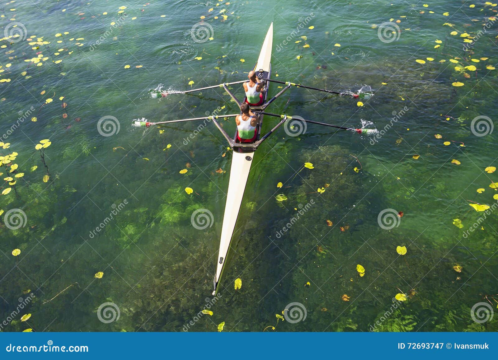 Two rowers rowing editorial photography. Image of carbon - 72693747