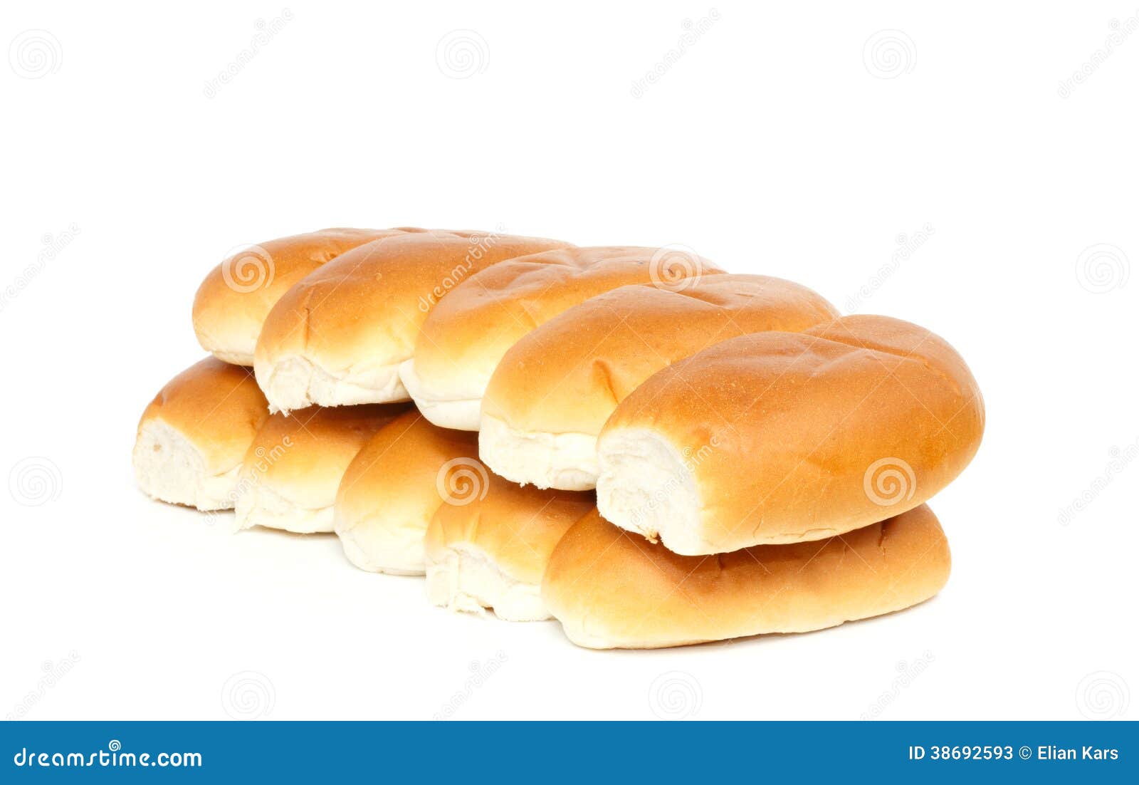 Two rows of bread rolls stock image. Image of dutch, wheat - 38692593