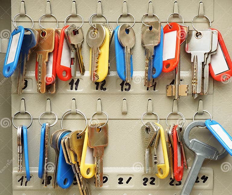 Two rows of keys stock image. Image of metal, safety - 72416609