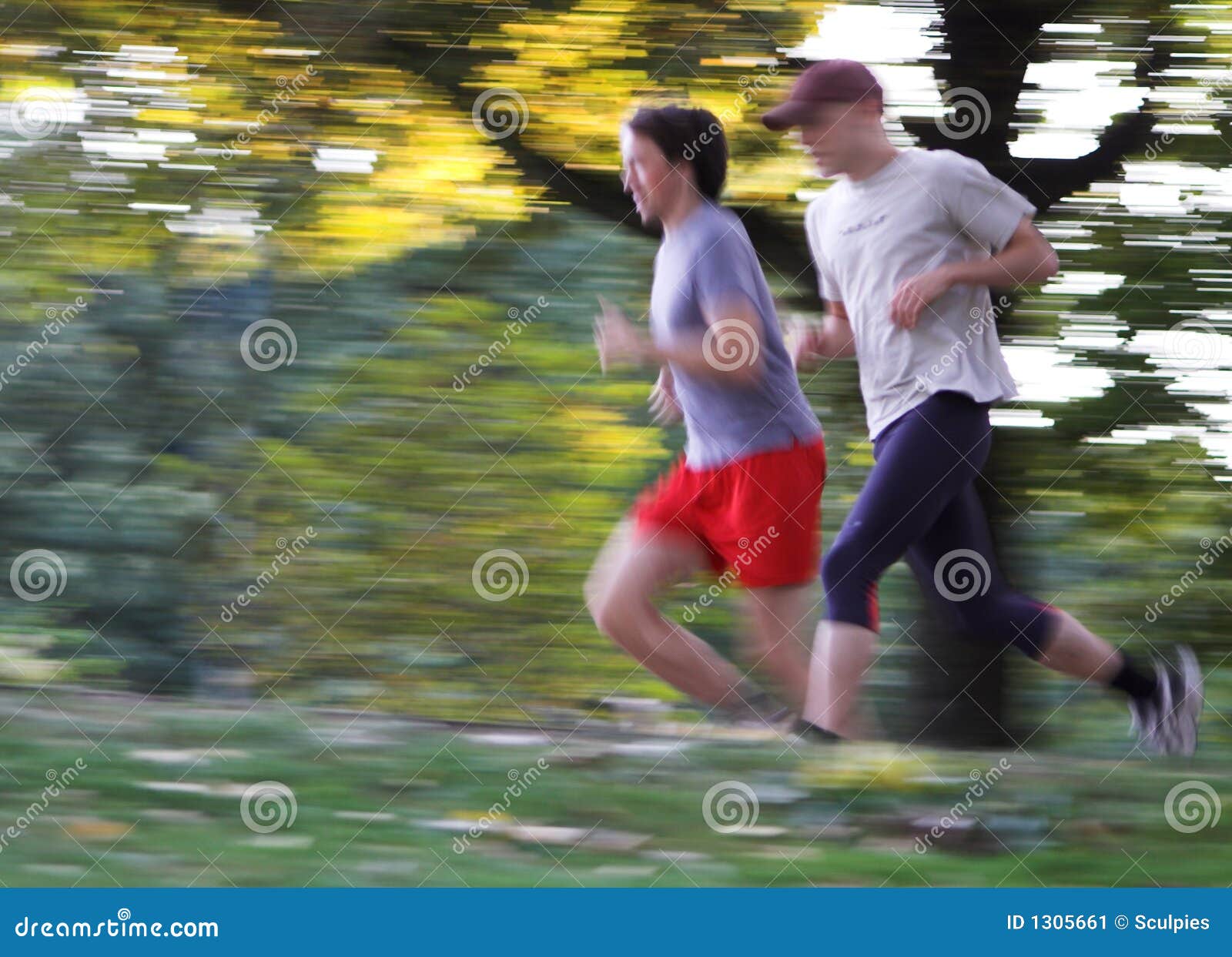 Two runner stock image. Image of runner, friends, exercise - 1305661