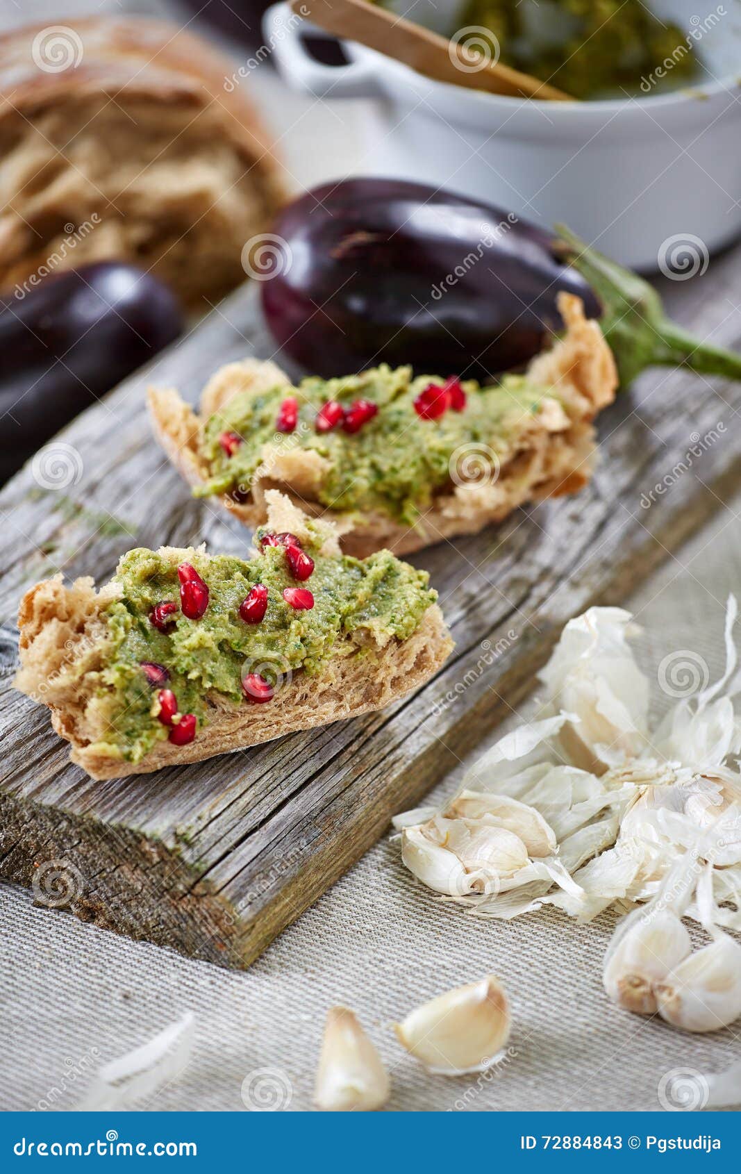 Two Rustic Sandwiches on the Board Stock Image - Image of loaf, junk ...