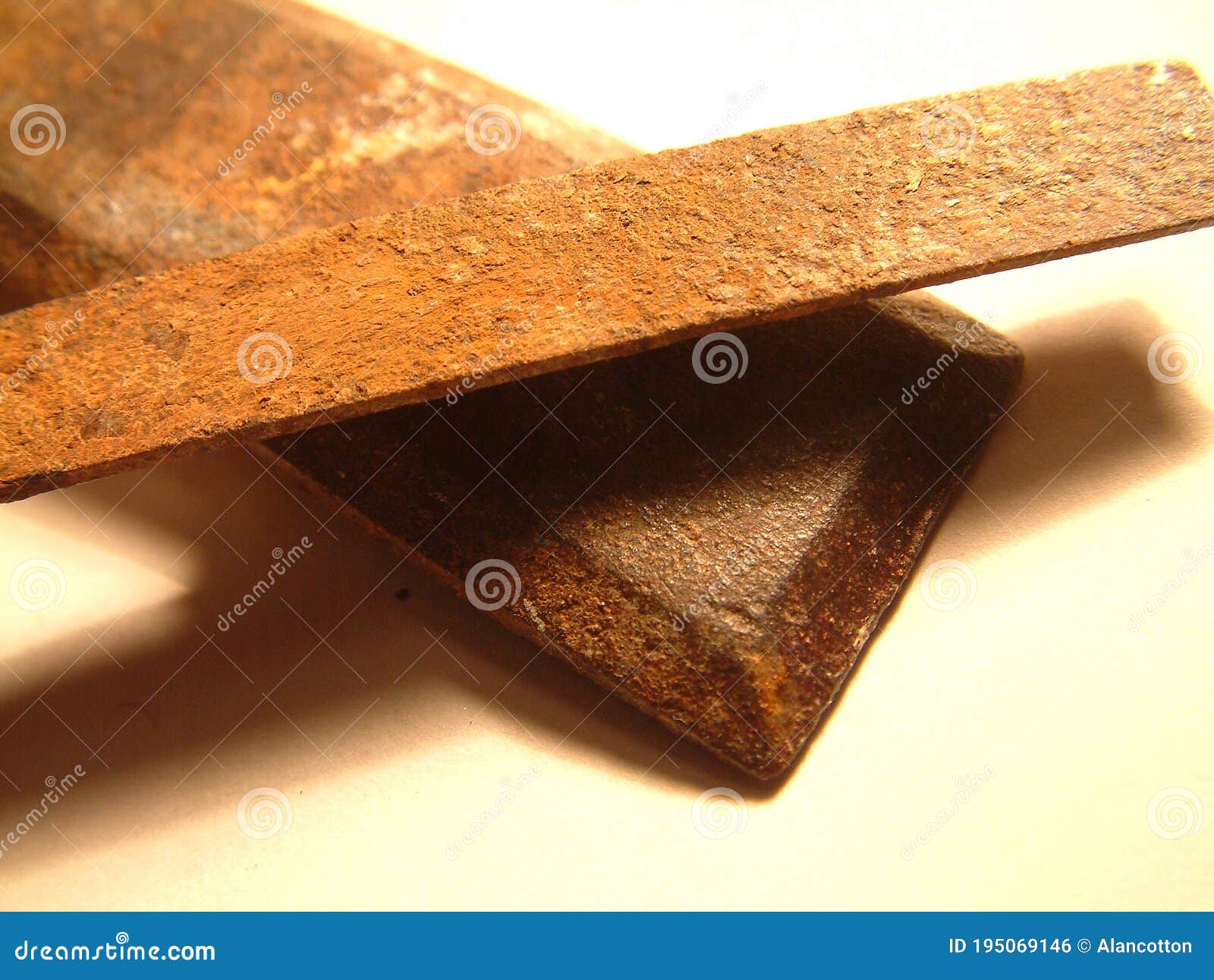 Two Rusty Chisels stock photo. Image of rusty, rusted - 195069146