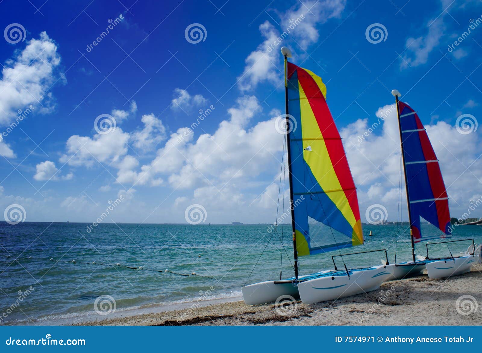 Two Sailboats stock image. Image of friendly, peaceful - 7574971