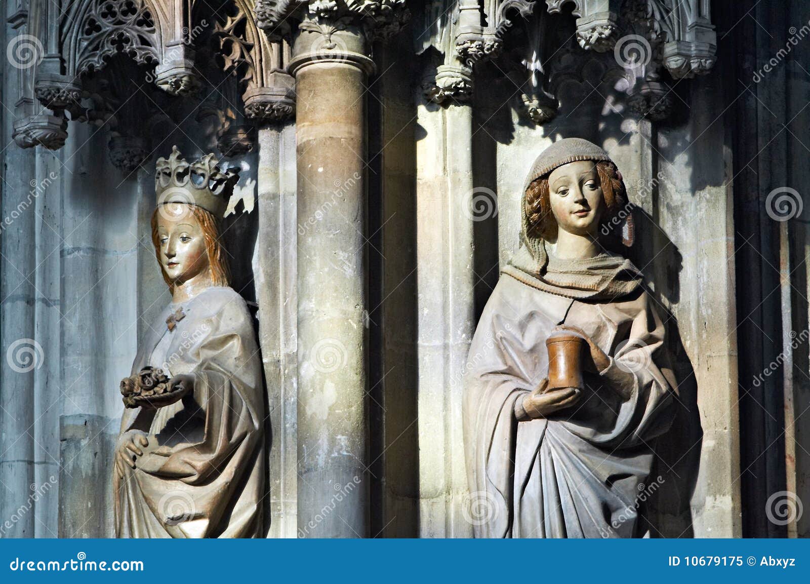 Two saints stock image. Image of christian, aureole, catholic - 10679175