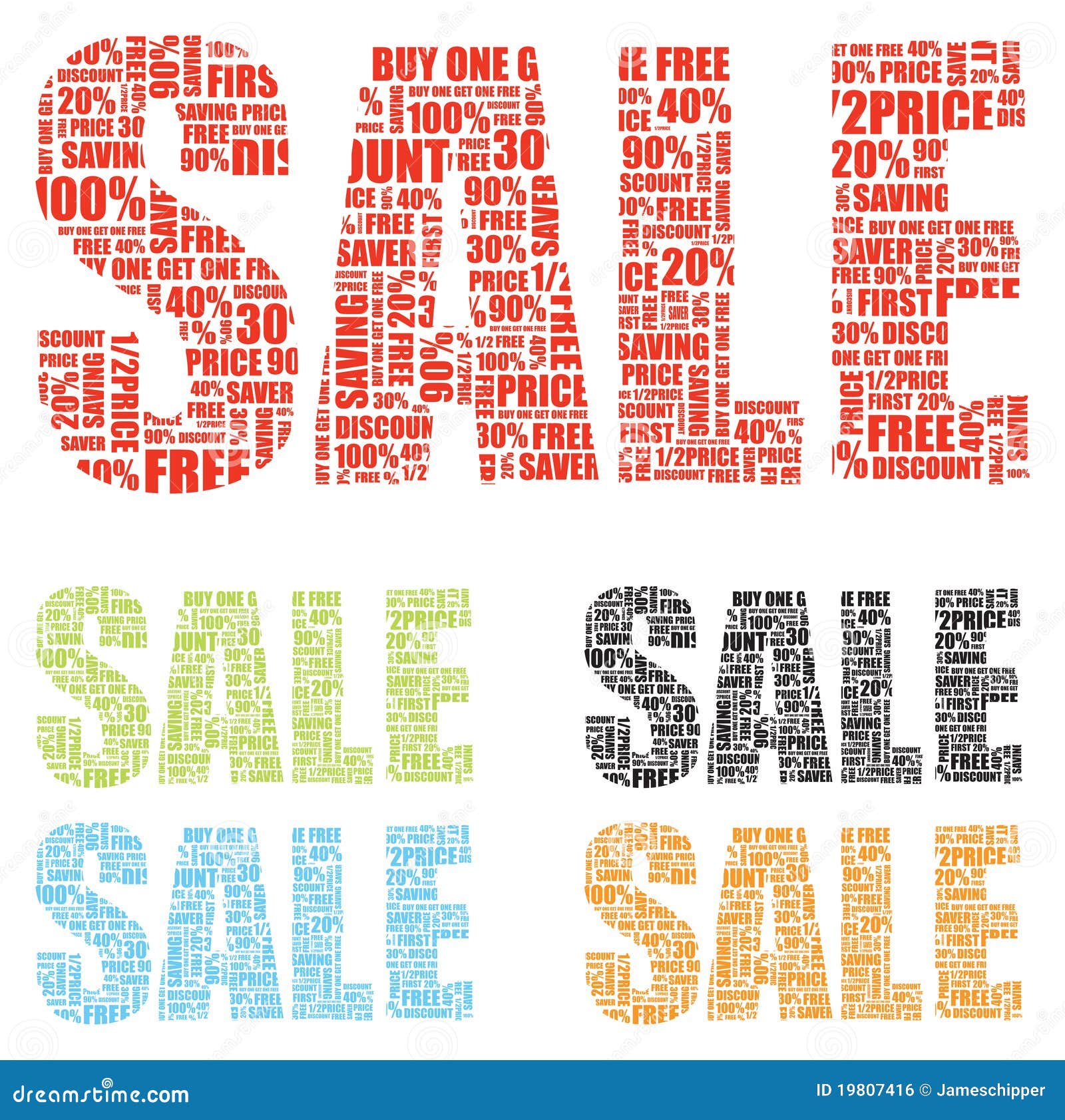 Two sale signs stock vector. Illustration of destroyed - 19807416