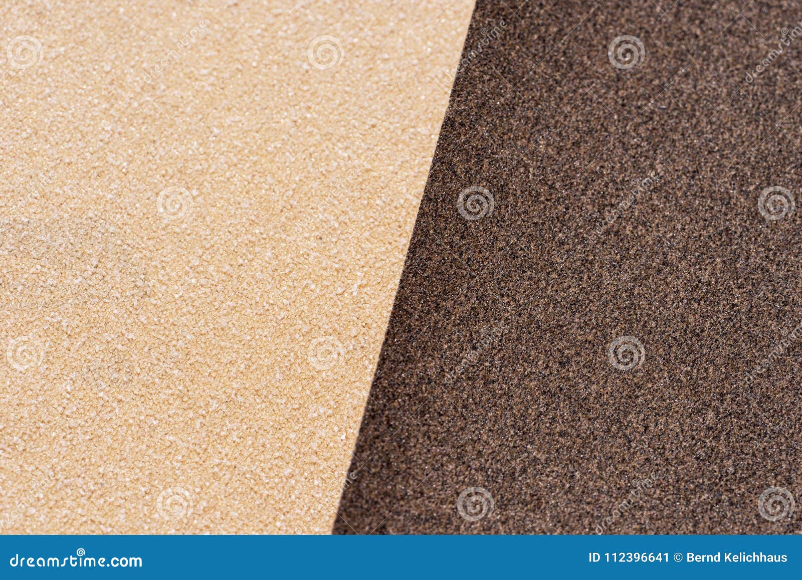 Two Sandpaper Sheets in Bright and Dark Stock Image - Image of sand ...