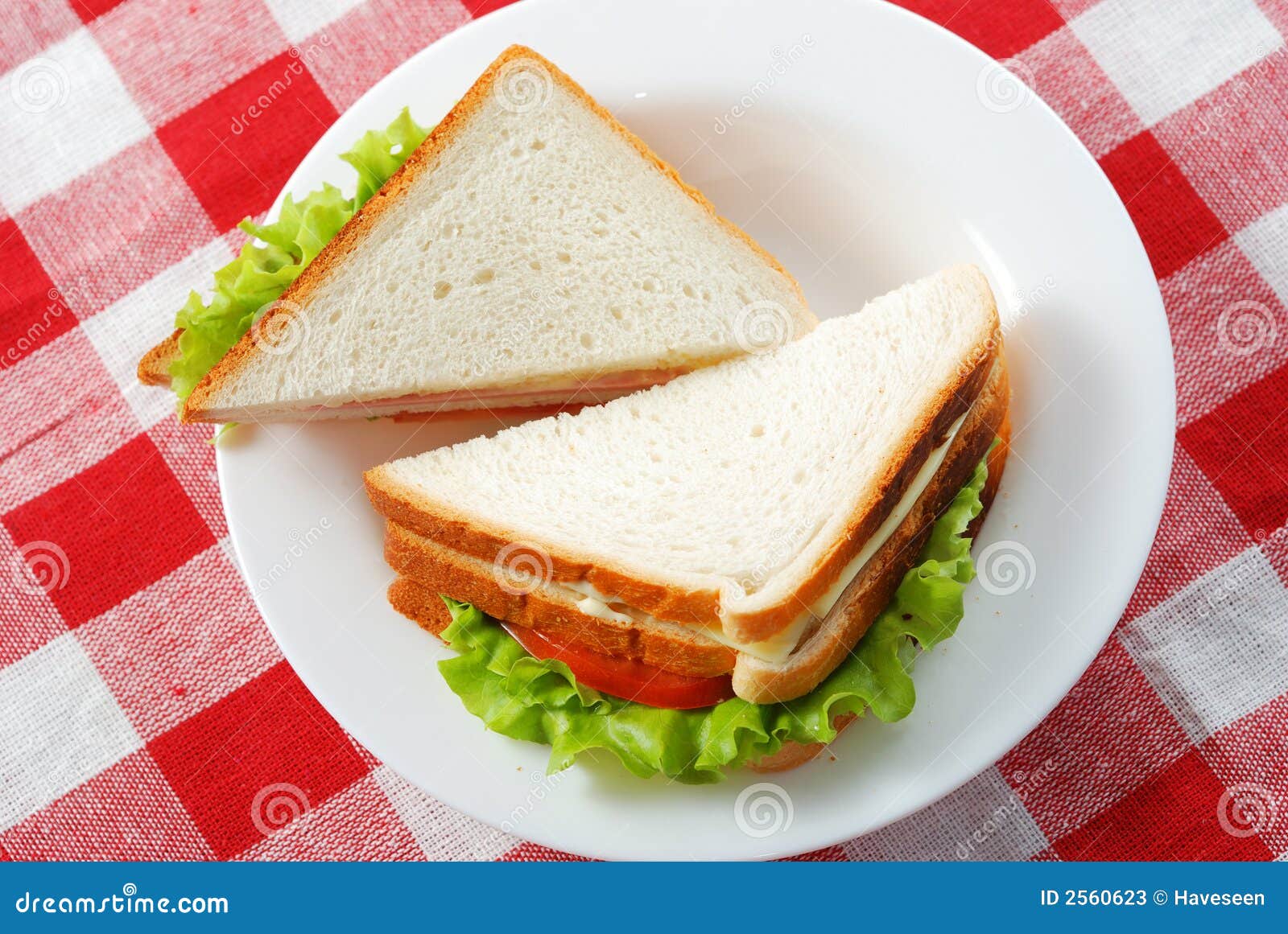 Two sandwiches stock image. Image of food, cheese, meal - 2560623