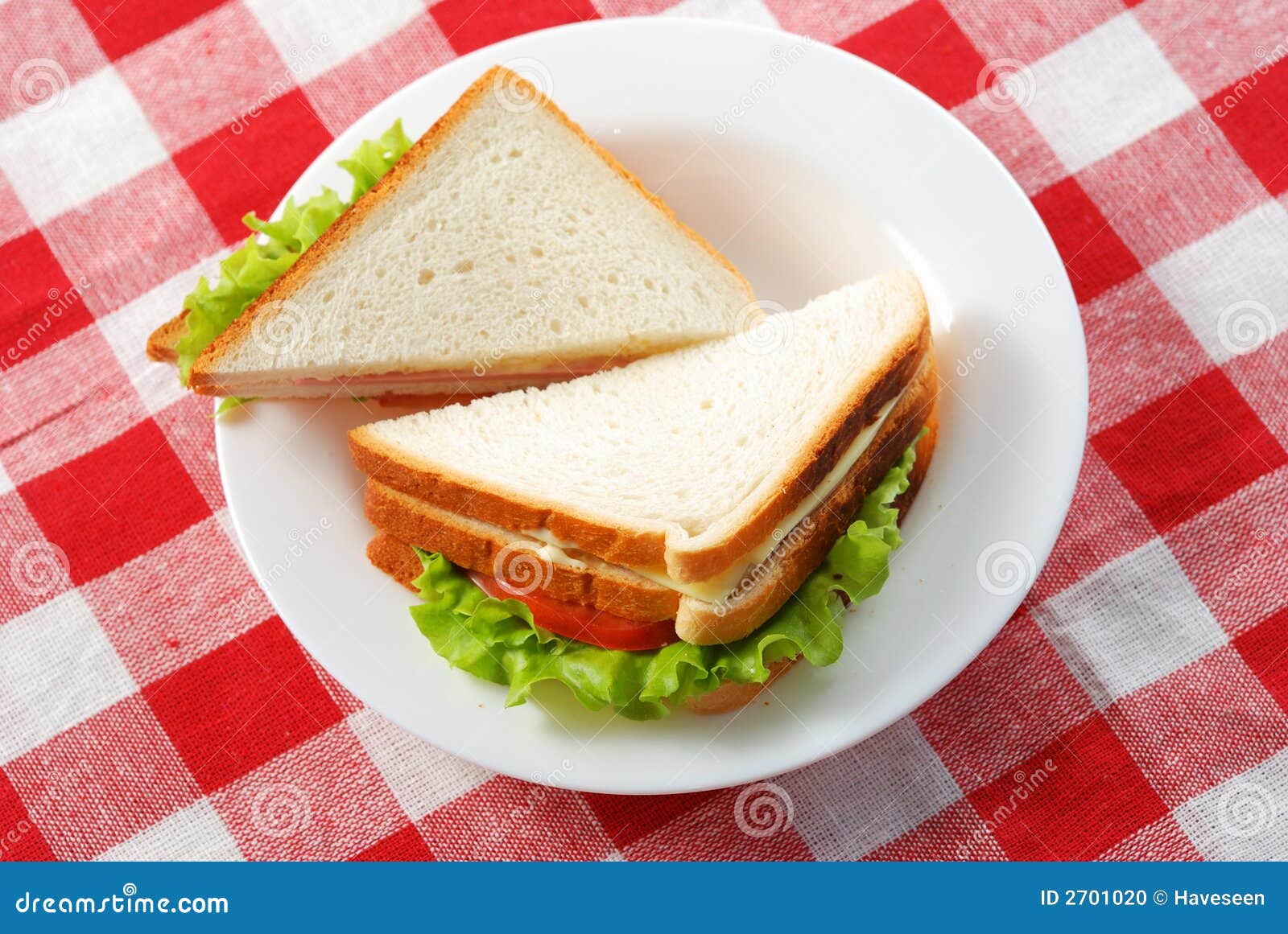 Two sandwiches stock photo. Image of tomato, lunch, table - 2701020