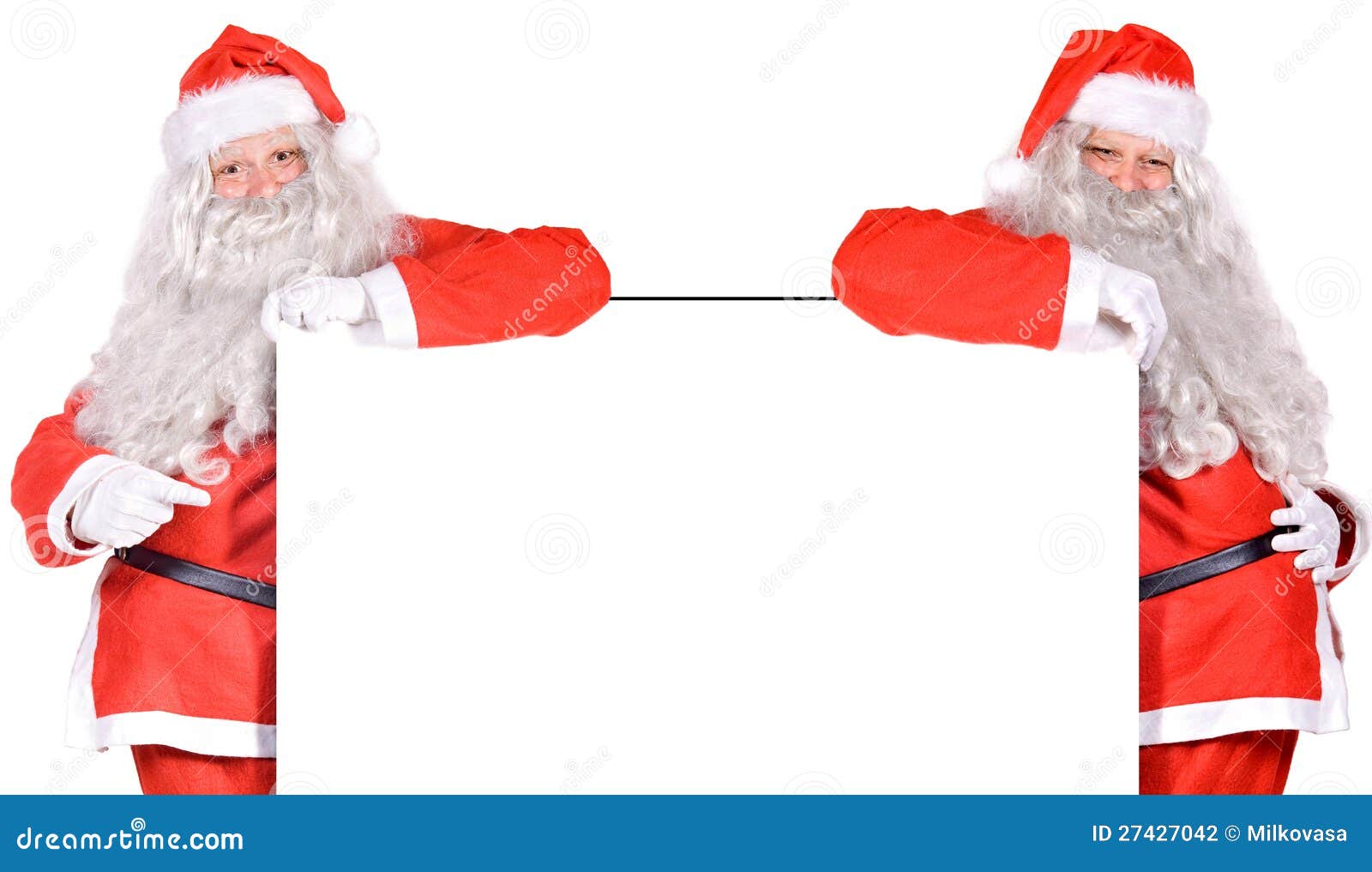 Two Santa Claus stock photo. Image of noel, seasonal - 27427042