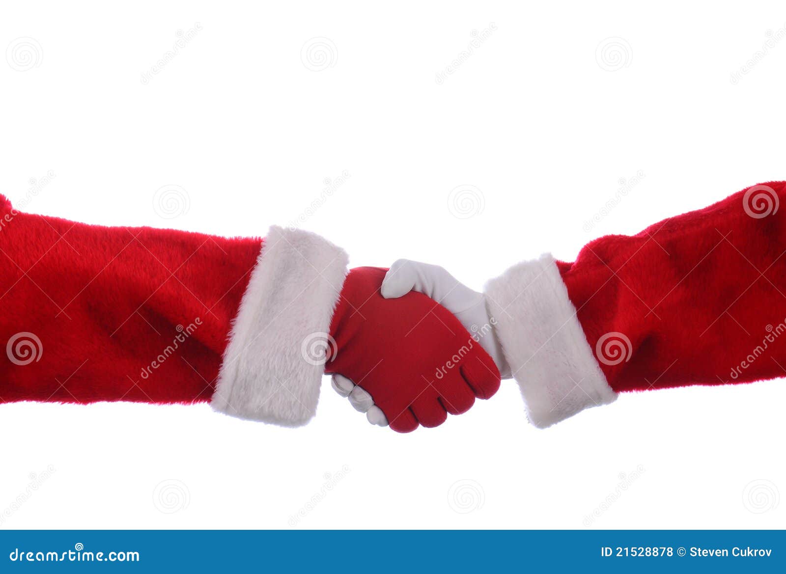 Two Santa Claus Shaking Hands Stock Photos - Free & Royalty-Free Stock ...