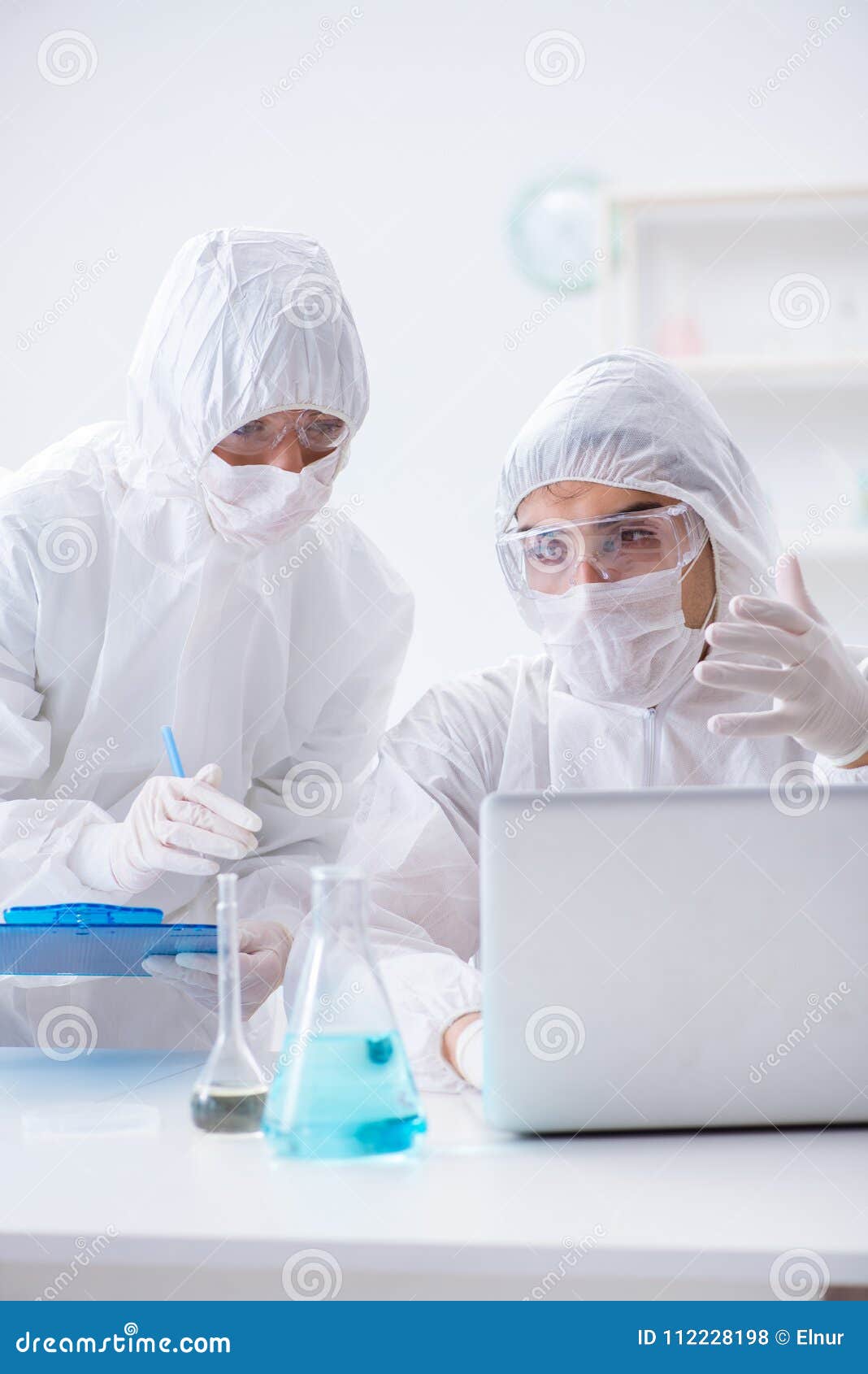 The Two Scientists Working in the Chemical Lab Stock Photo - Image of ... The Two Scientists Working in the Chemical Lab Stock Photo - Image of ...