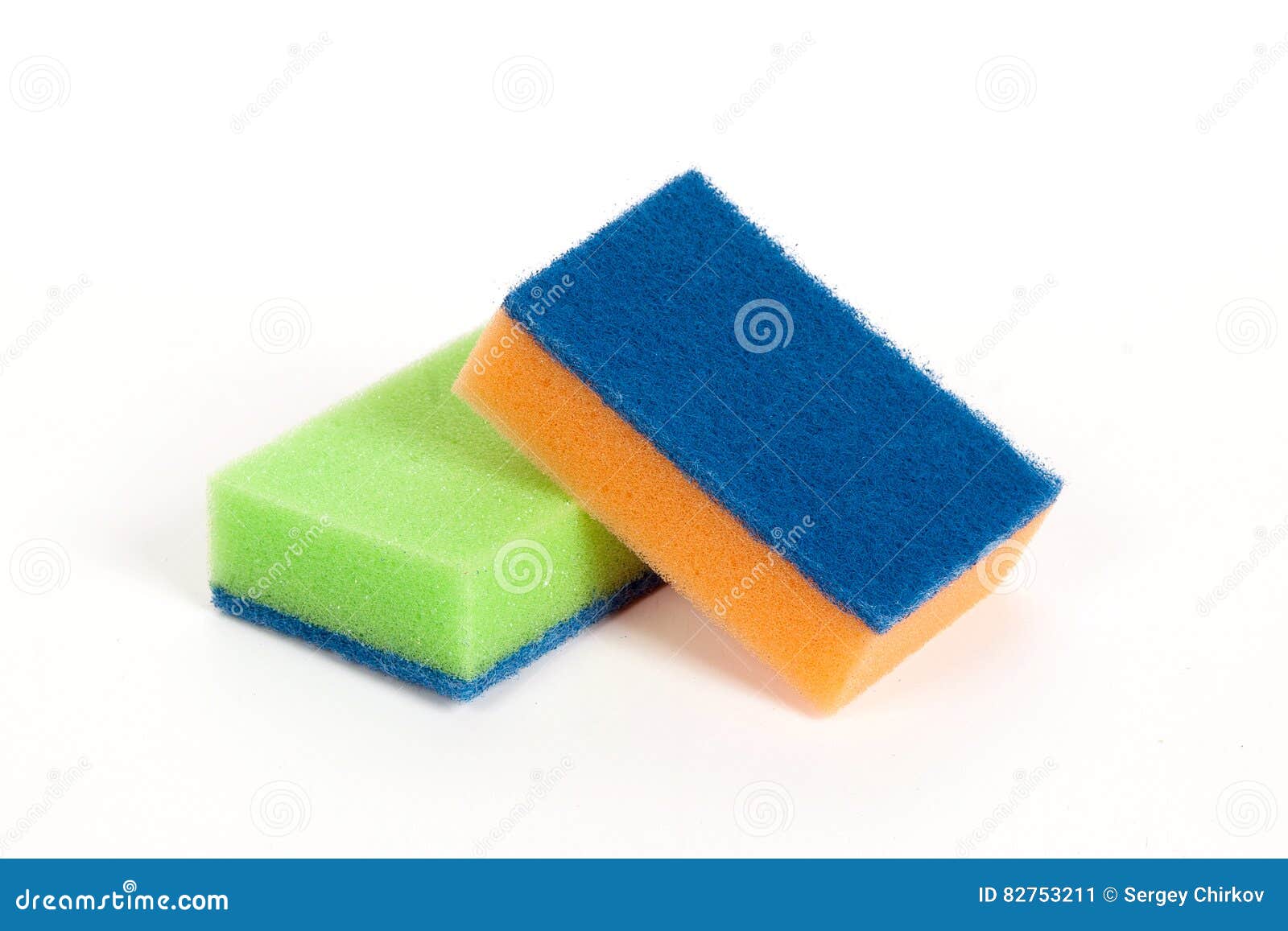 Two scouring sponges stock image. Image of work, cleaner - 82753211