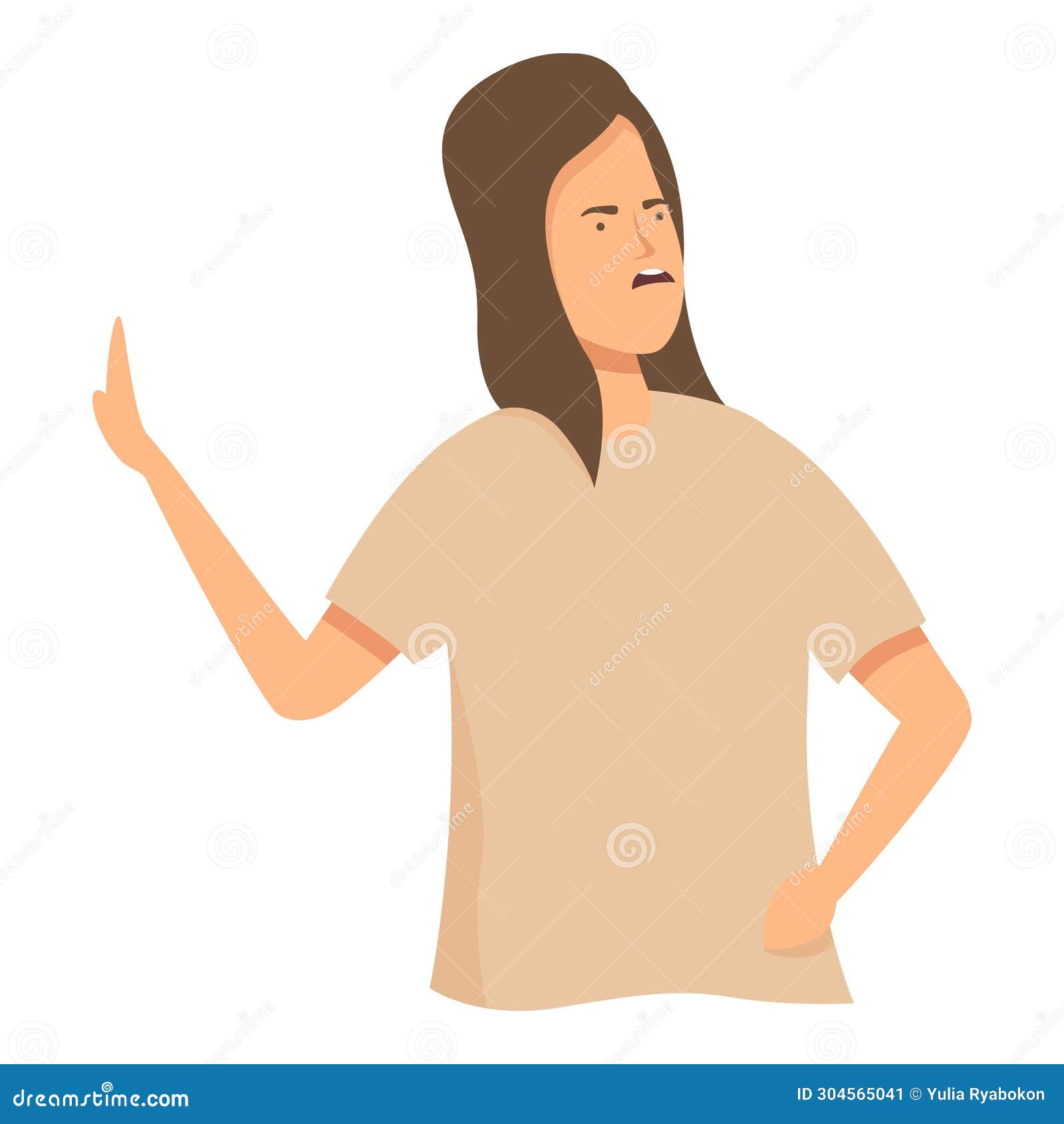 Two Scream Argument Icon Cartoon Vector. Meeting Talk Stock Vector ...