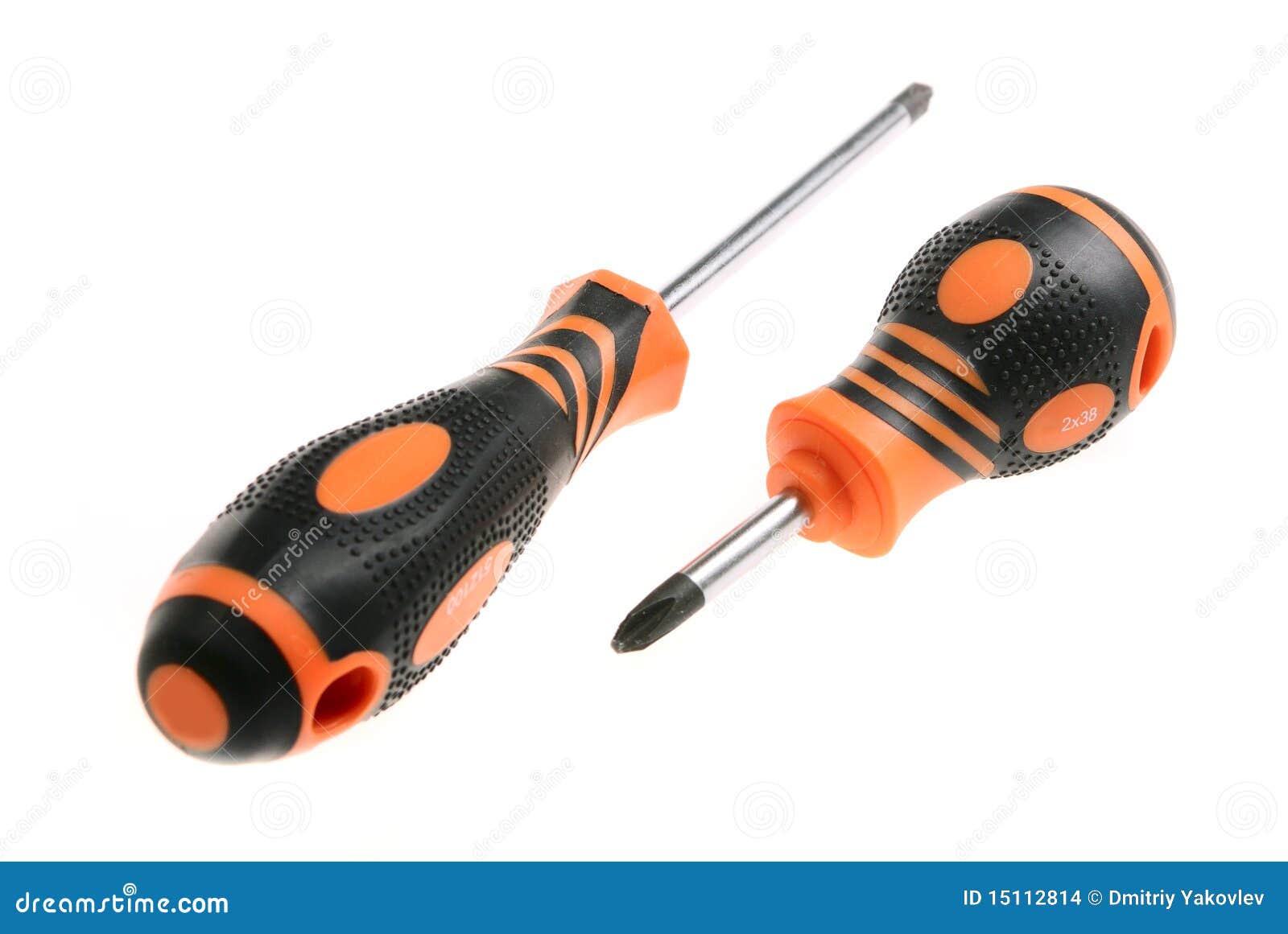 Two screwdrivers stock photo. Image of steel, shot, object - 15112814