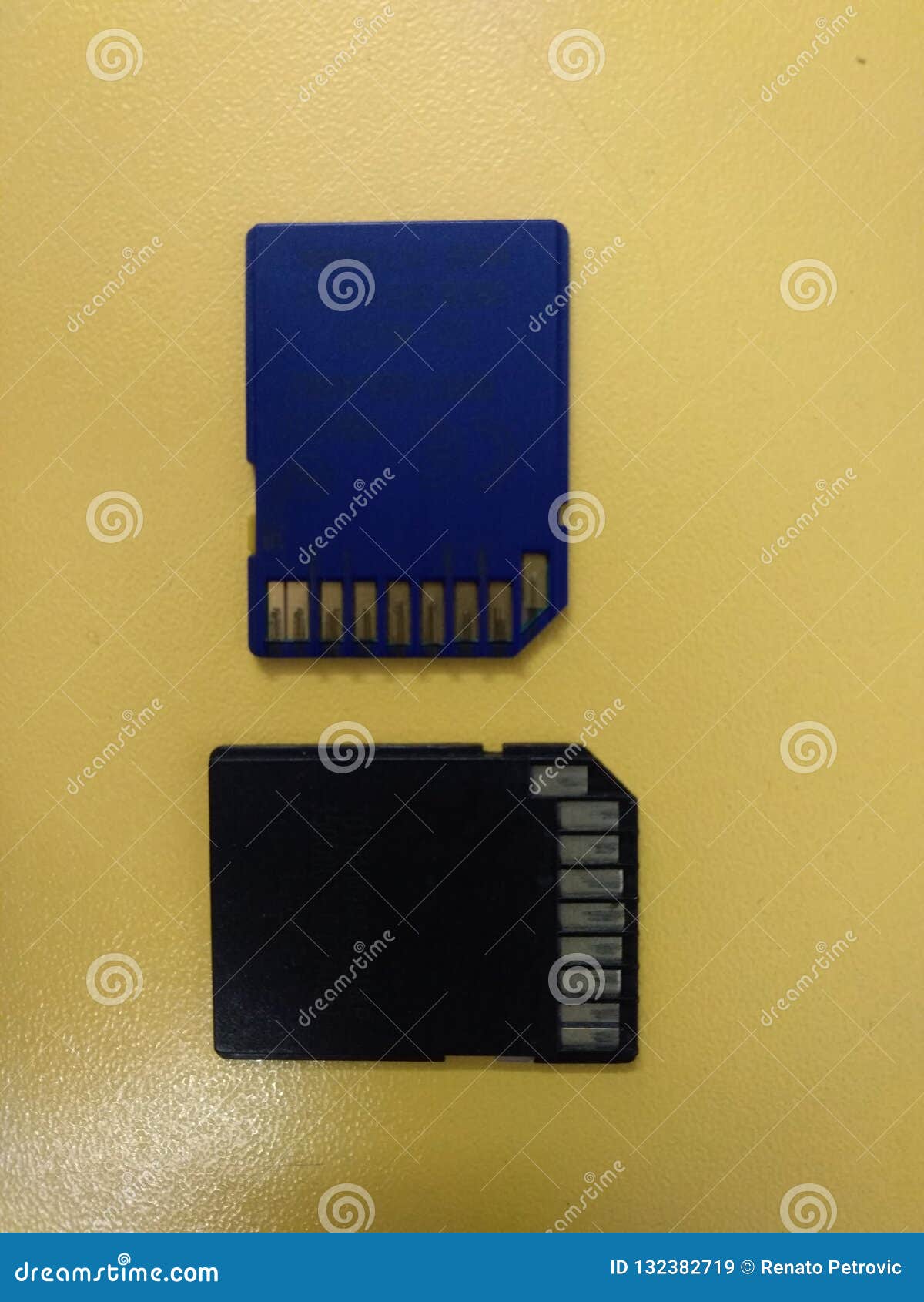 Two SD cards stock image. Image of background, memory - 132382719