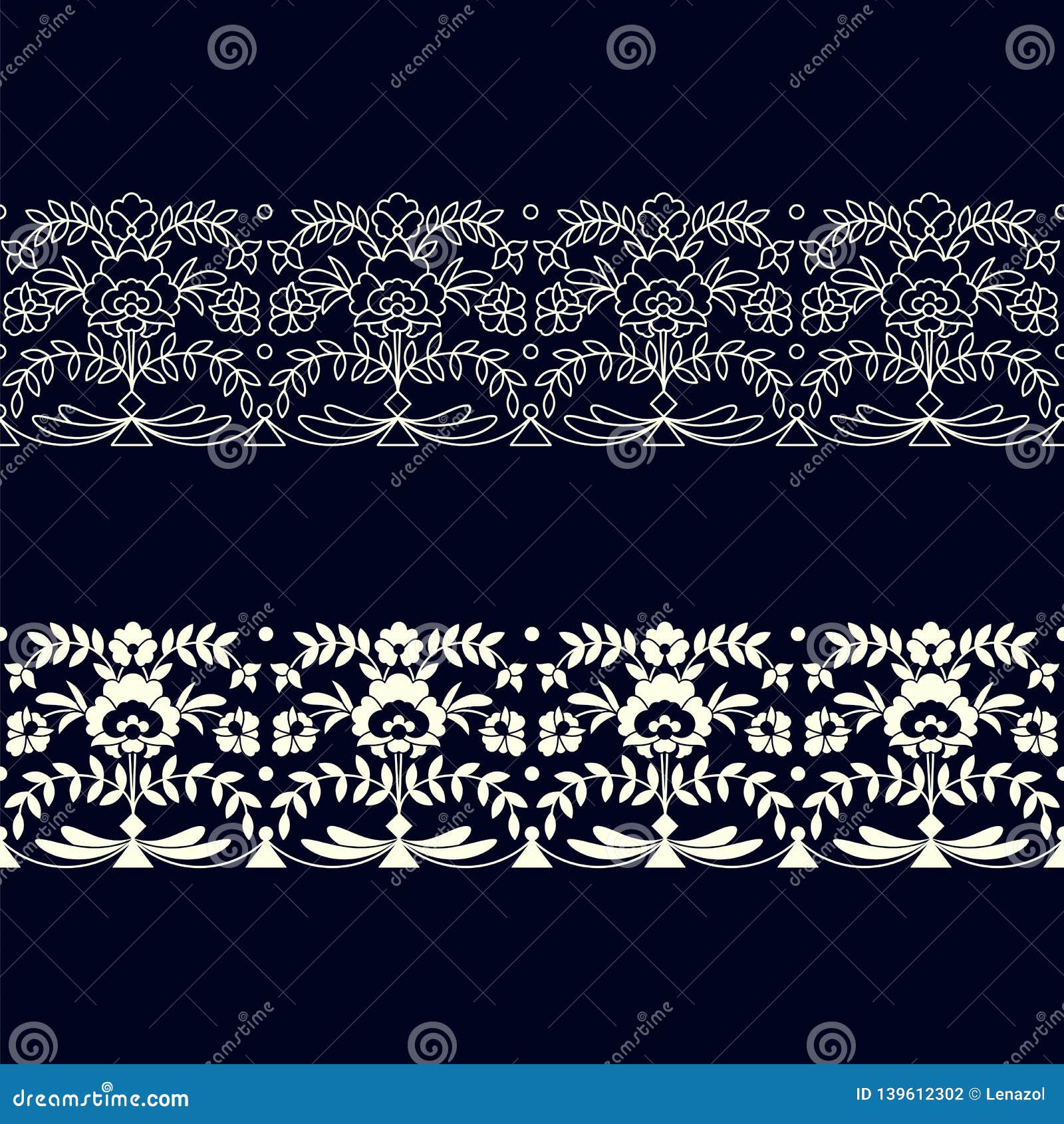 Border Of Inter-flowing Arcs Of Light Royalty-Free Illustration ...