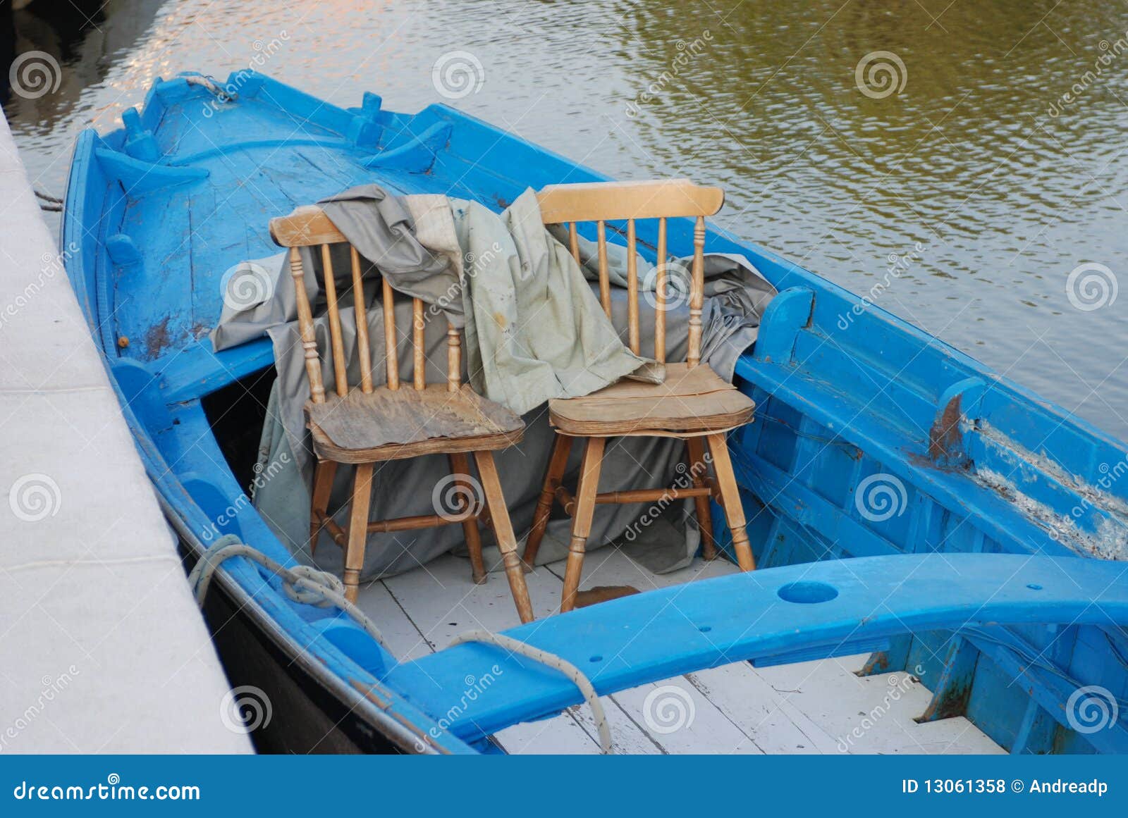 Two Seater Row Boat in Venice Stock Photo - Image of rowboat, port ...