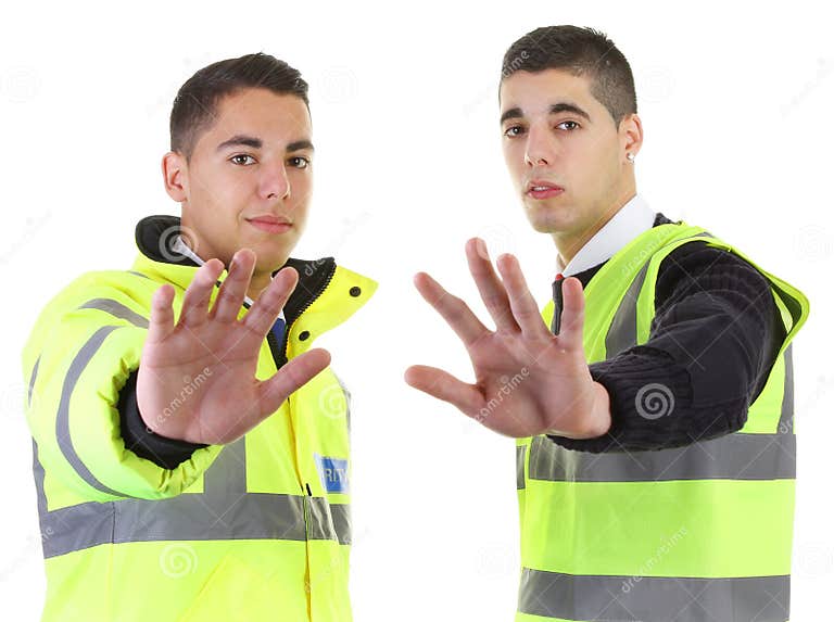 Two security guards stock photo. Image of protection - 22167526