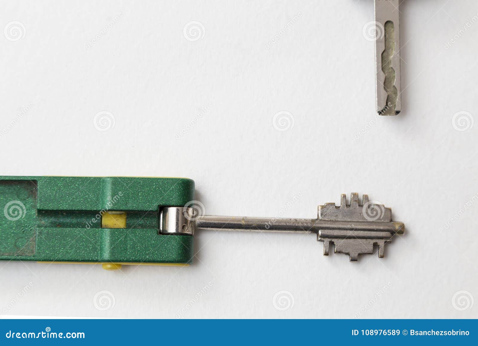 Two security keys stock image. Image of metal, security - 108976589