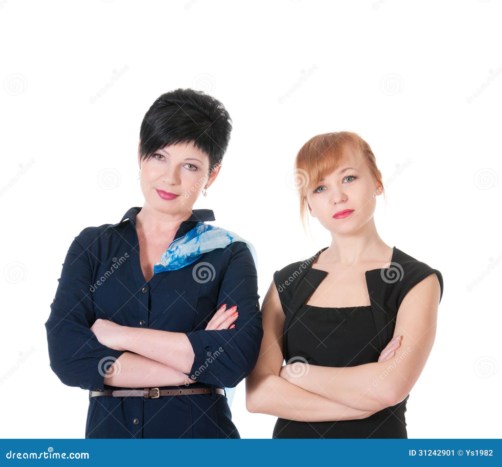Two serious business women stock image. Image of arguing - 31242901