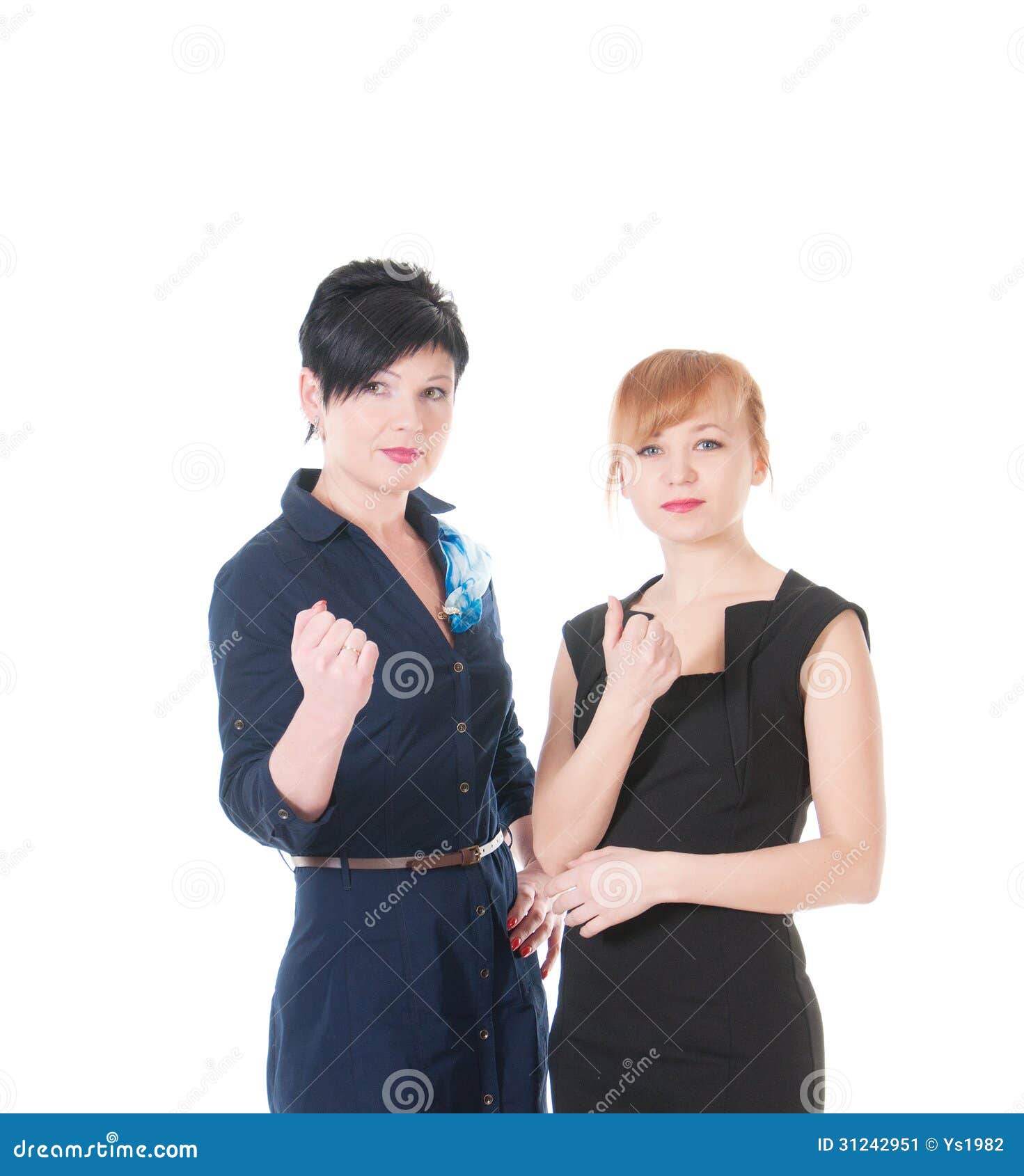 Two serious business women stock image. Image of cruel - 31242951