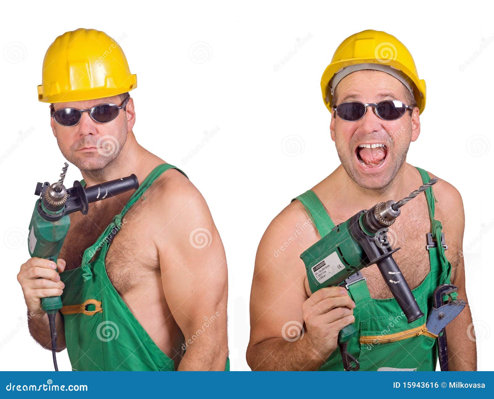 Two serviceman stock photo. Image of repairman, male - 15943616