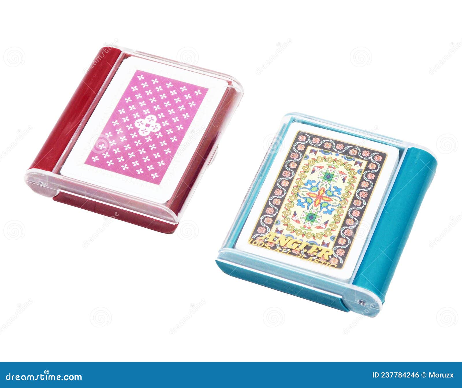 Two sets of playing cards stock photo. Image of society - 237784246