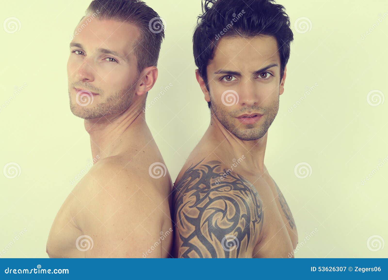 Two men posing stock image. Image of fashion, caucasian - 53626307