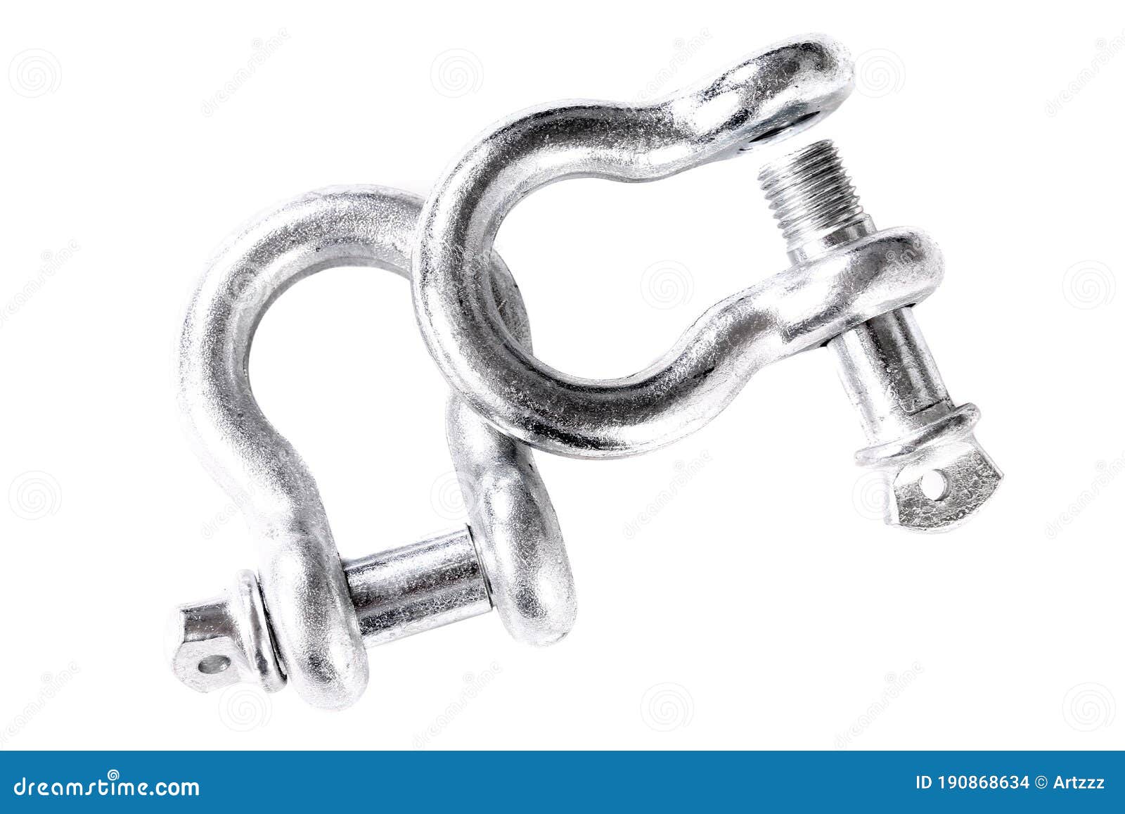 Two shackles stock photo. Image of grip, extreme, mechanism - 190868634