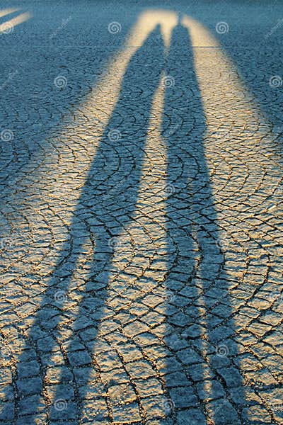 Two Shadows stock image. Image of woman, shadows, togetherness - 2094559