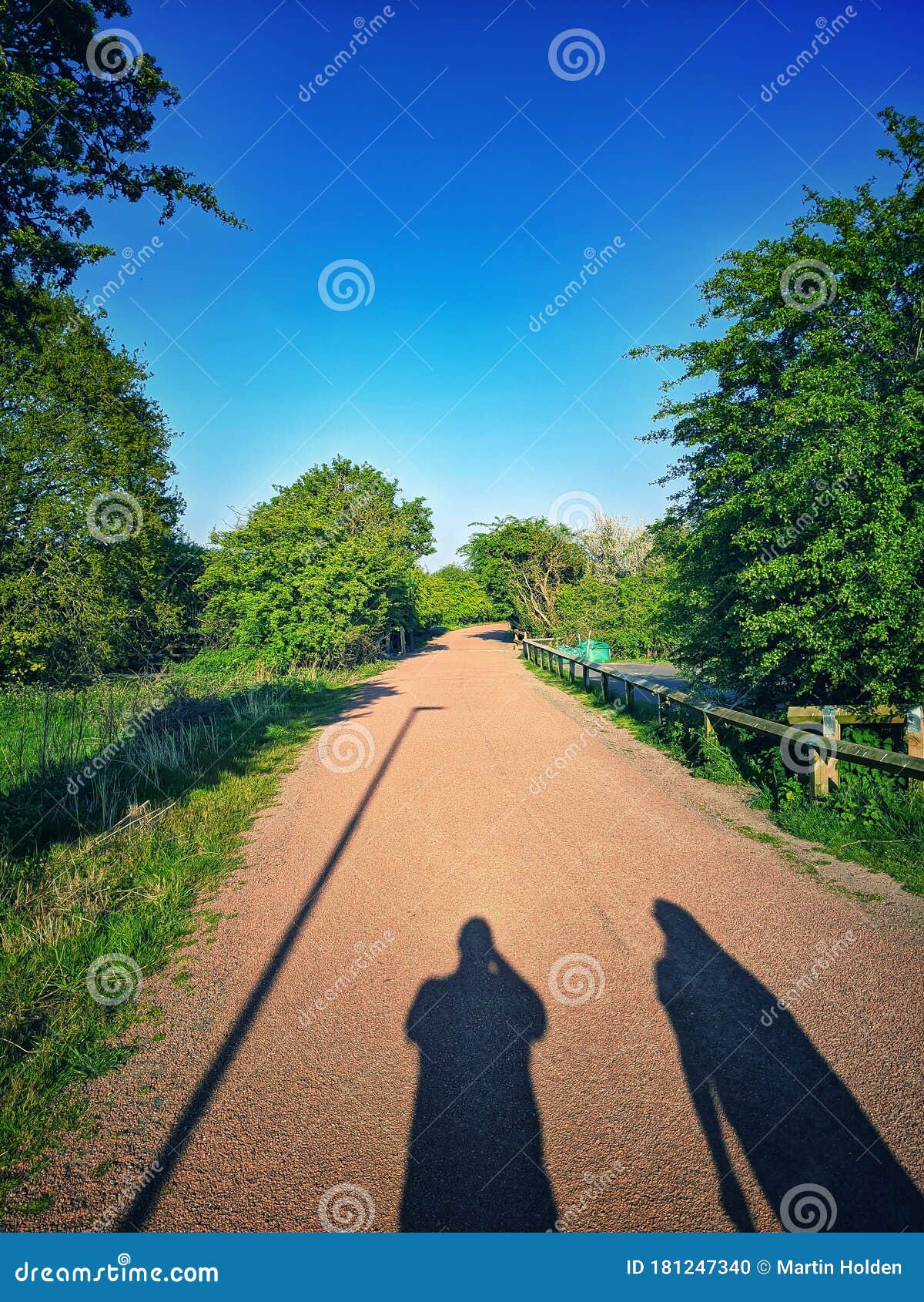 Two shadows of people stock photo. Image of nature, rural - 181247340
