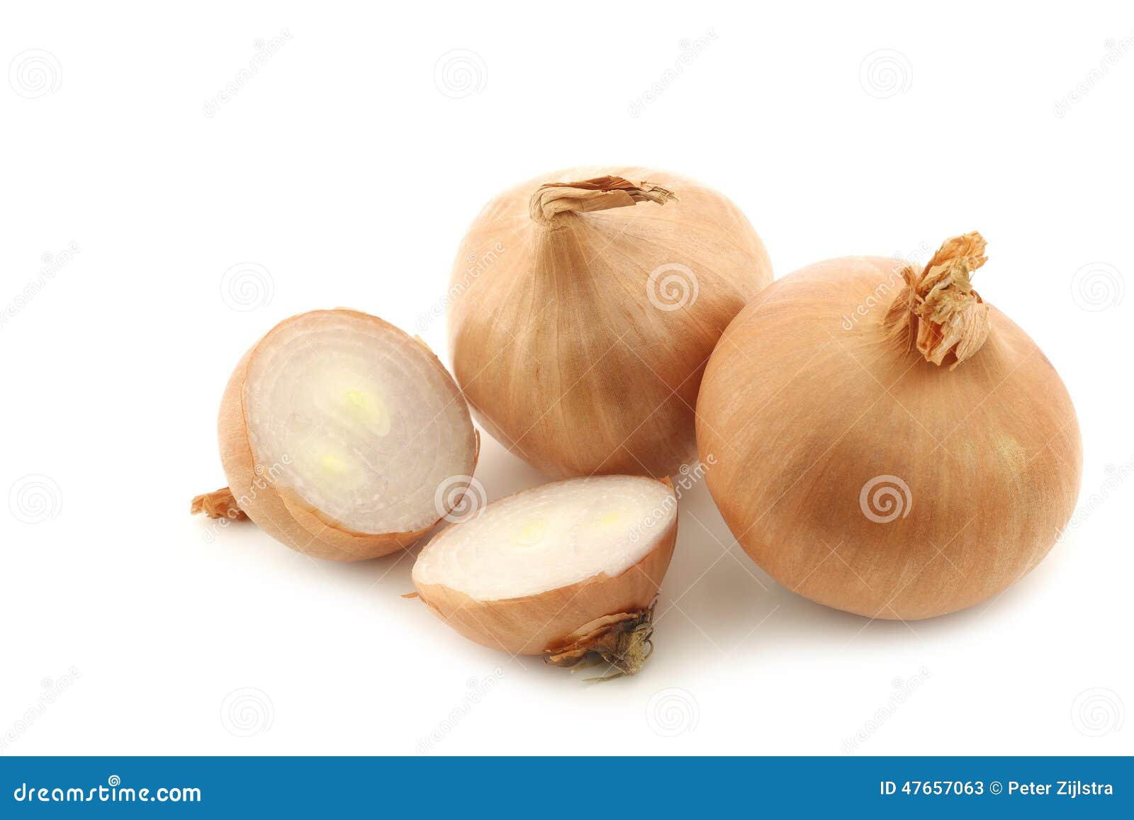 Two shallots and a cut one stock image. Image of root - 47657063