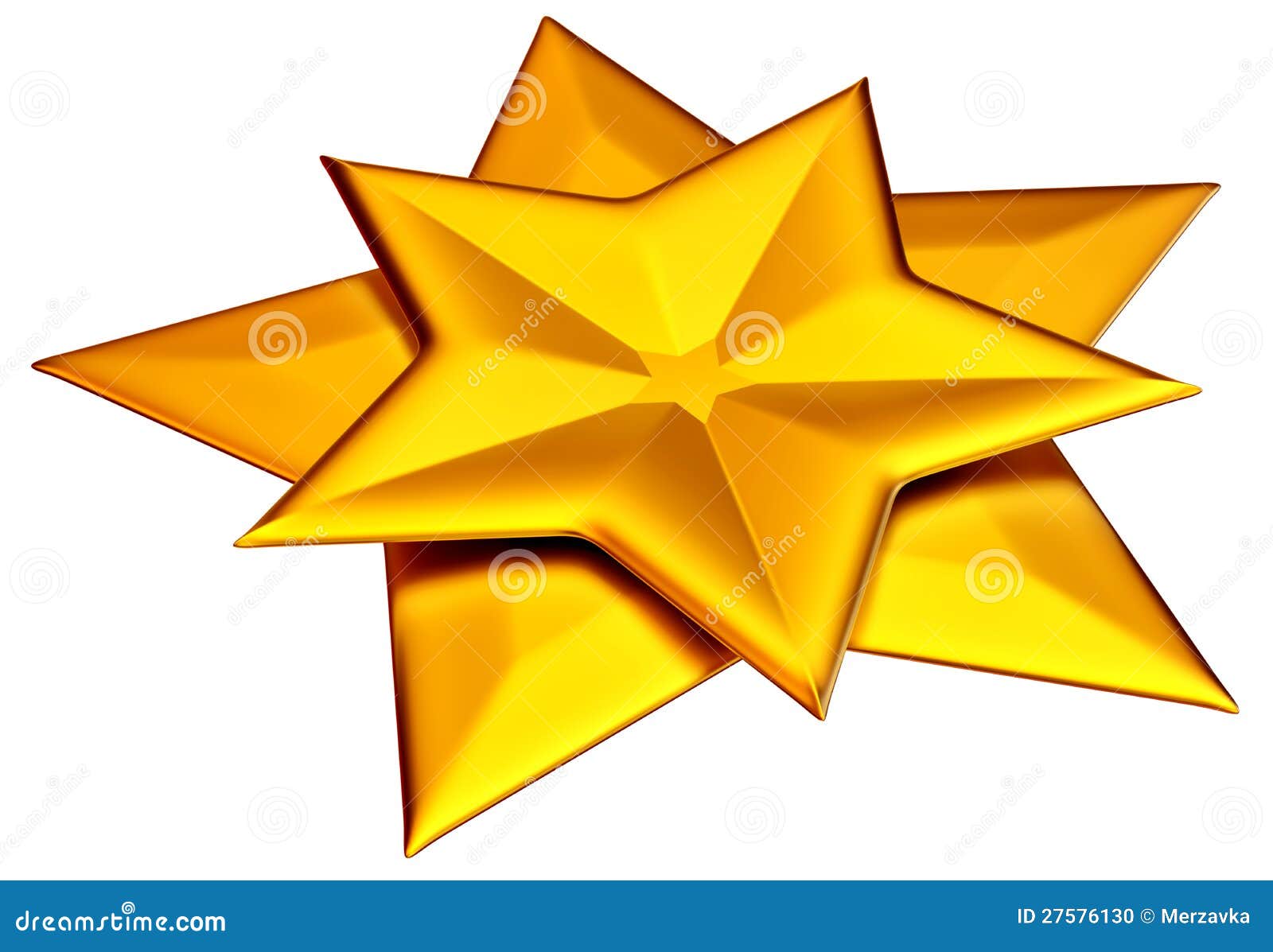 Two shiny gold stars stock illustration. Illustration of painted - 27576130