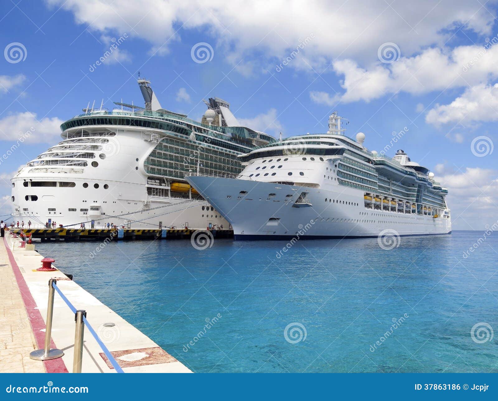 Two Ships stock photo. Image of blue, liner, cayman, vessel - 37863186