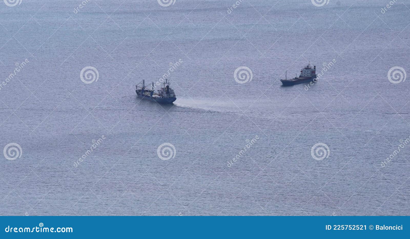 Two Ships Passing stock video. Video of europe, trieste - 225752521