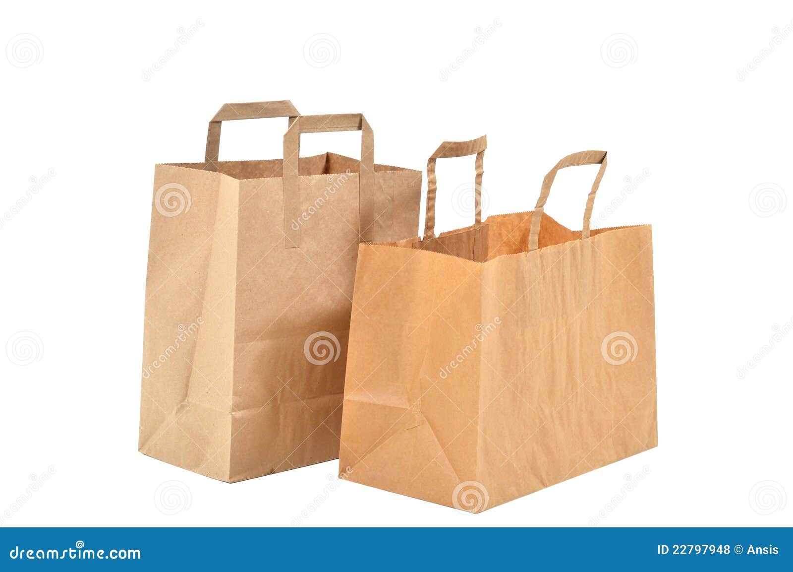 Two shopping bags stock photo. Image of reusable, fair - 22797948