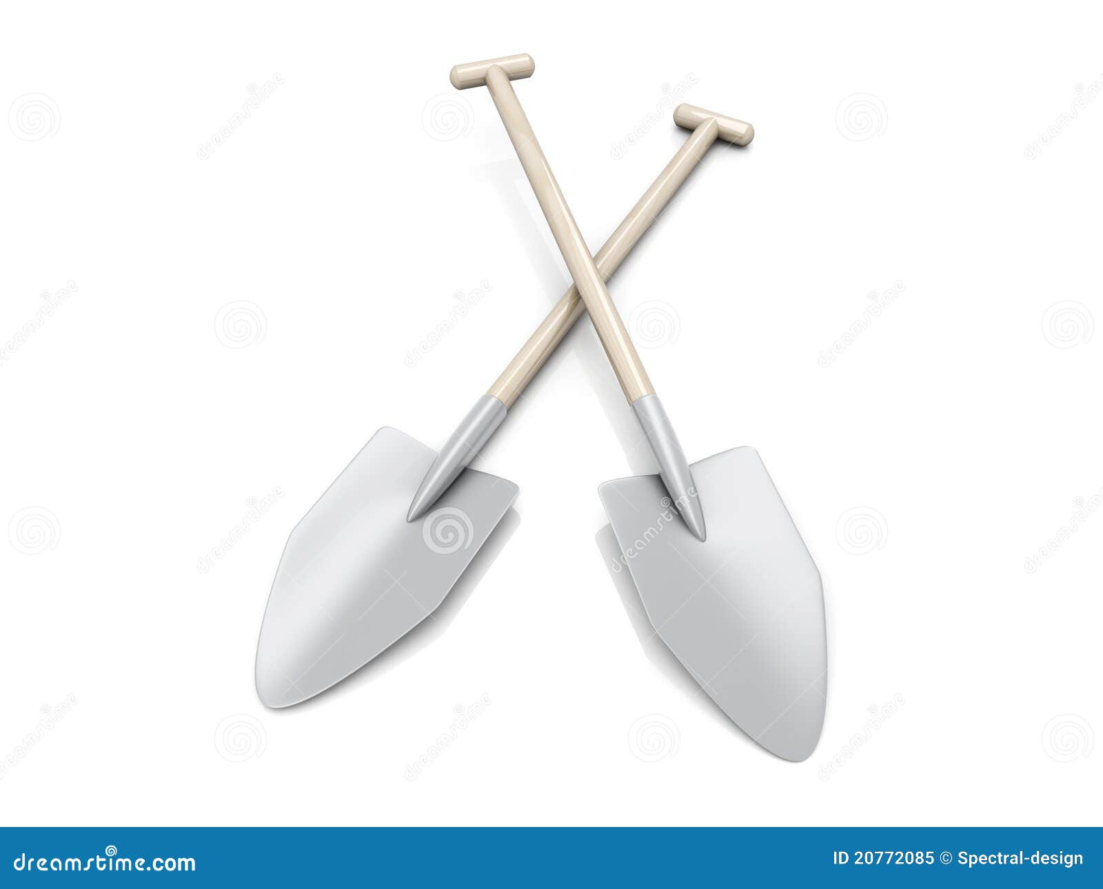Two Shovels stock illustration. Illustration of garden - 20772085