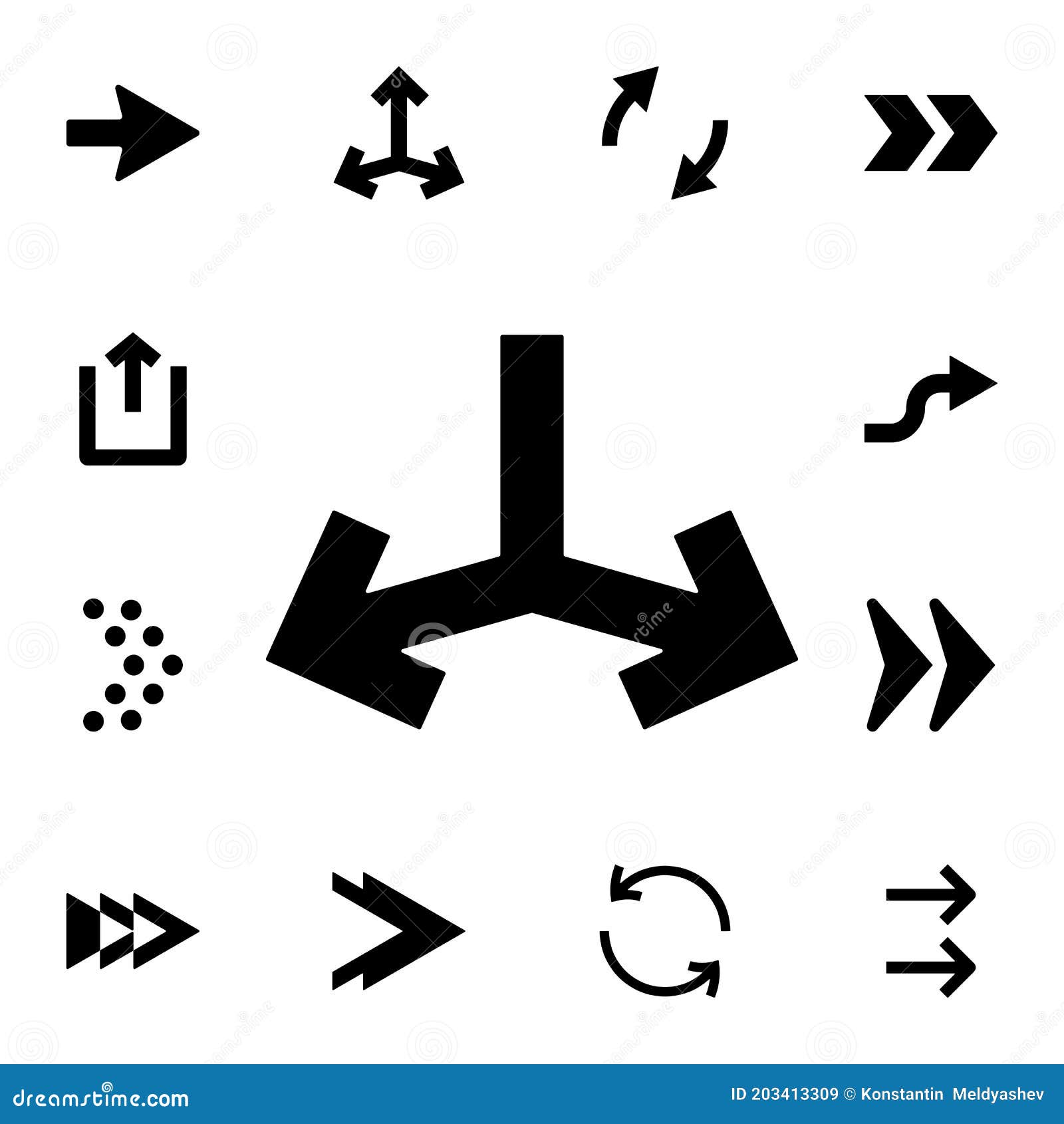 Two Side Up Arrows Symbol Warning Sign. Packaging Symbol Sticker For ...