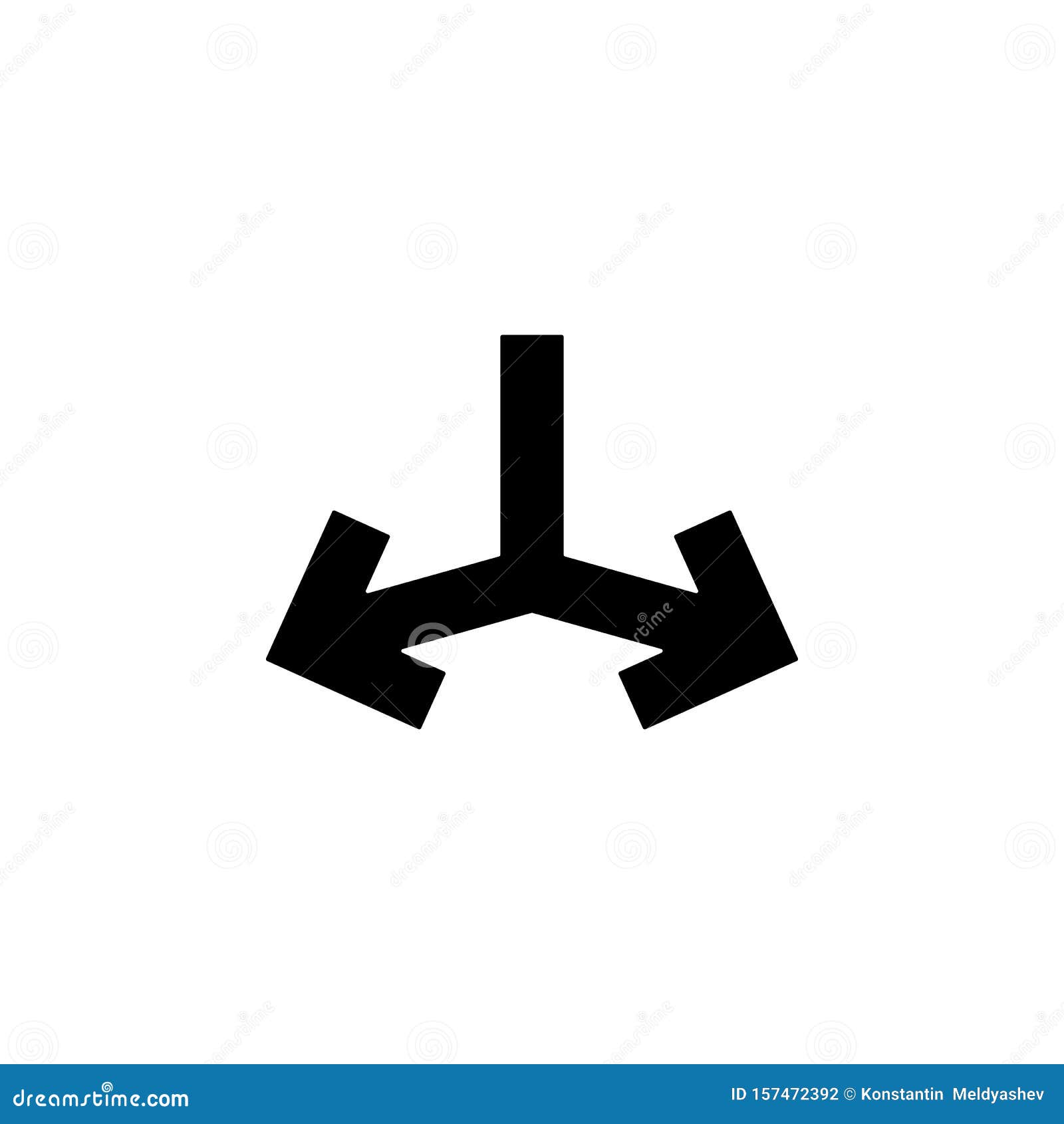 Two Side Up Arrows Symbol Warning Sign. Packaging Symbol Sticker For ...