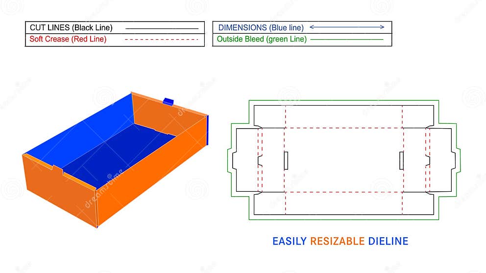 Two Side Double Walls and Side Lock Tray Box and Cardboard Custom Box ...