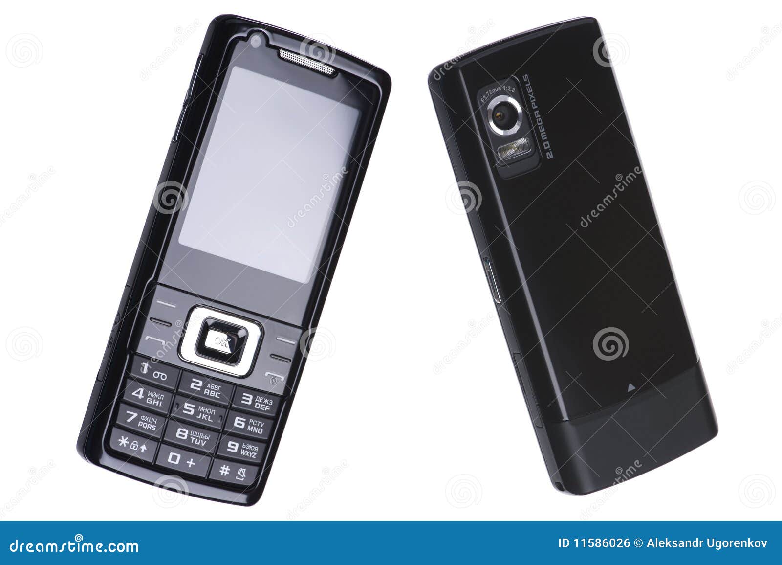 Two side mobile phone stock photo. Image of portable - 11586026